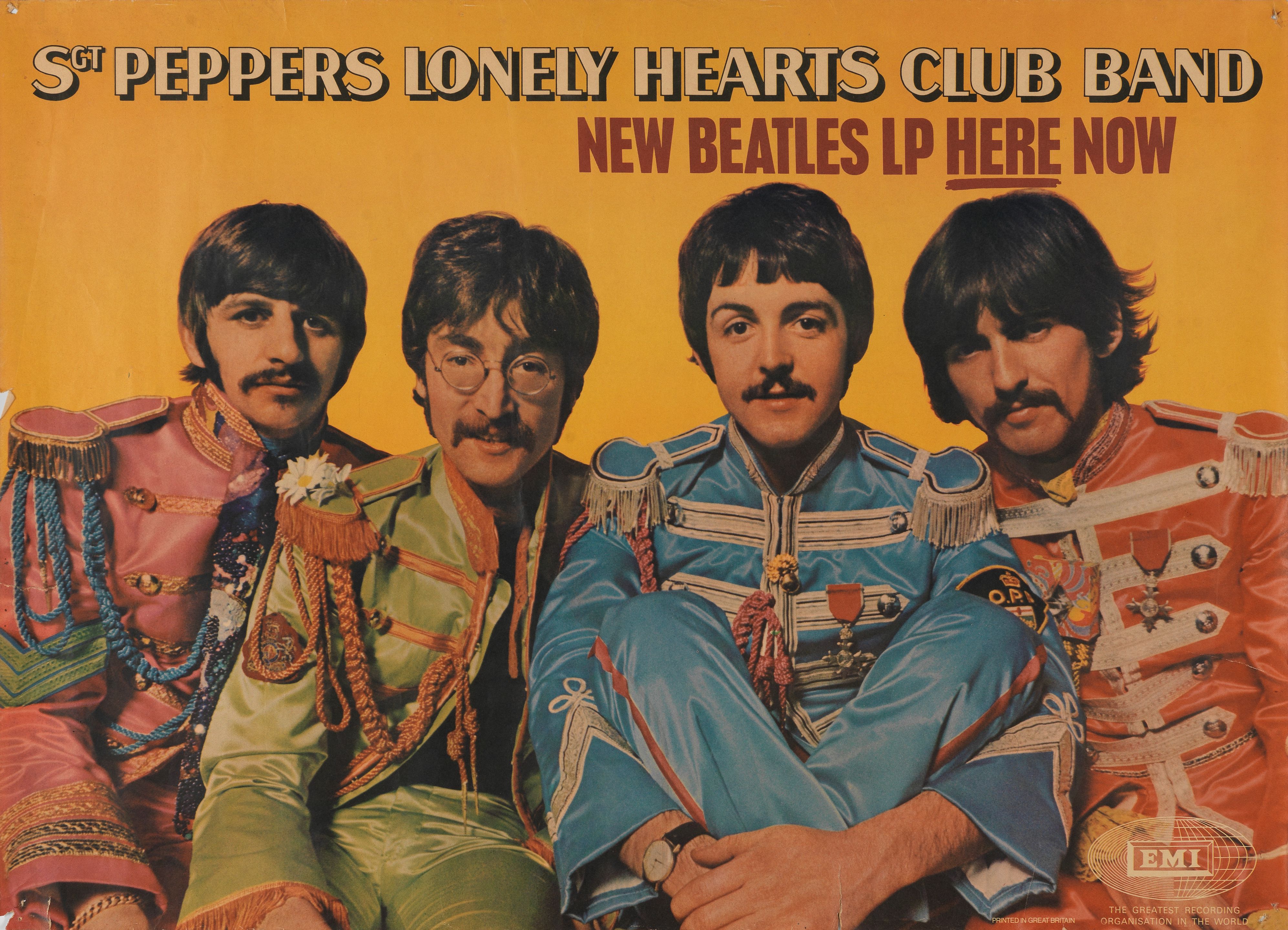 Bonhams : The Beatles A Rare Promotional Poster For The Album 'Sgt ...