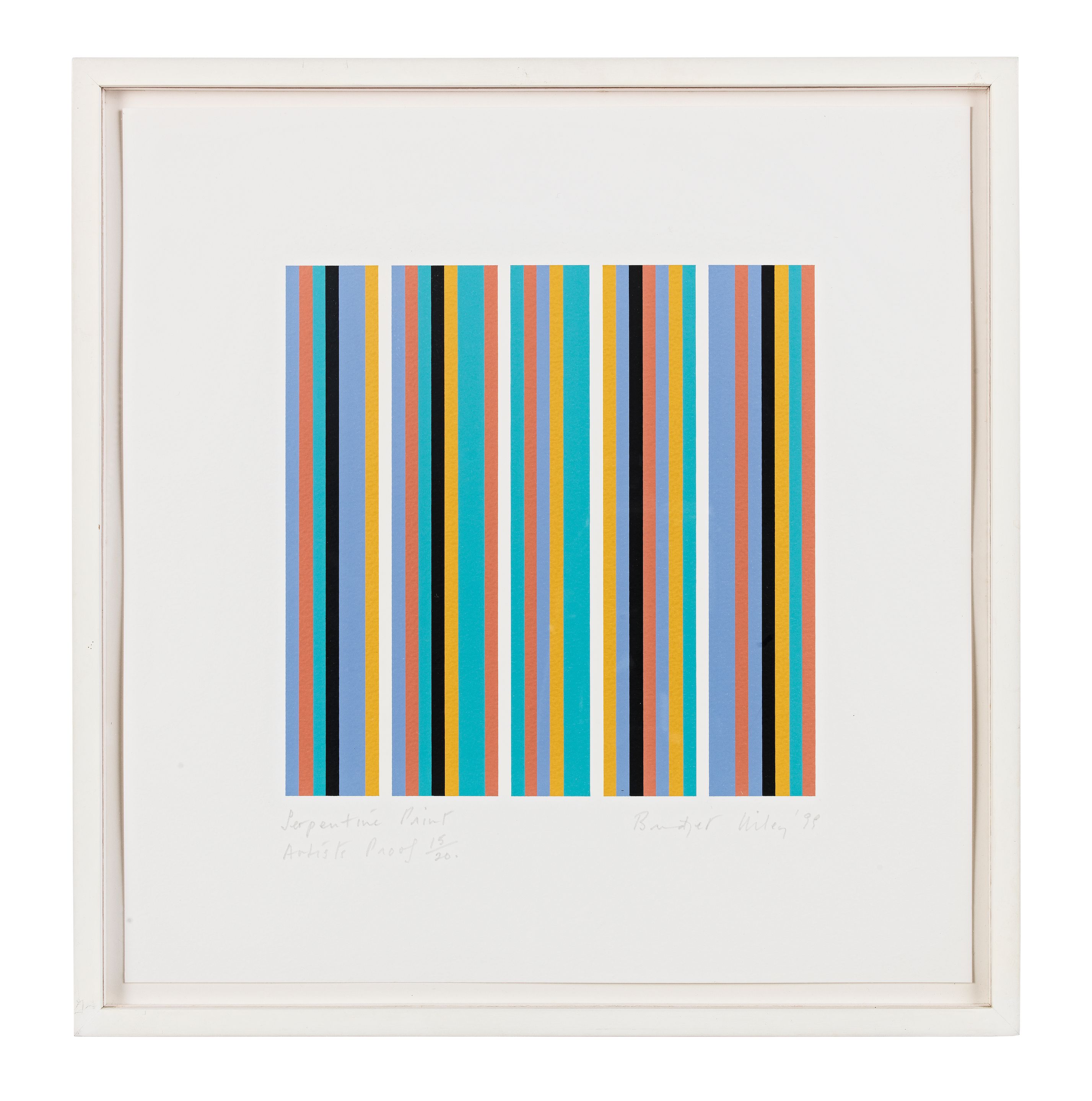 Bonhams : Bridget Riley (born 1931) Serpentine Print, 1999 (Printed by ...