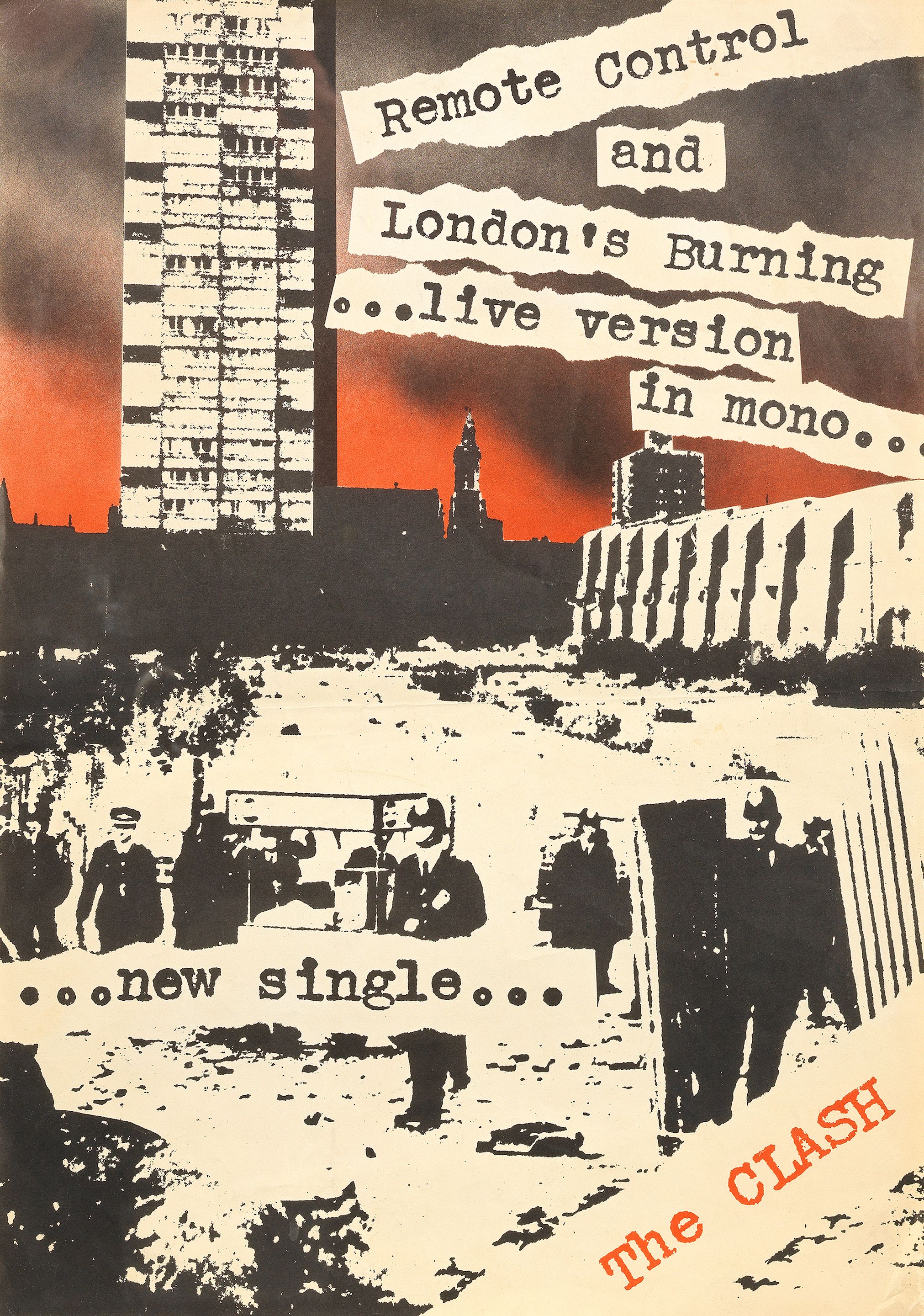 Bonhams : The Clash A Promotional Poster, 1977