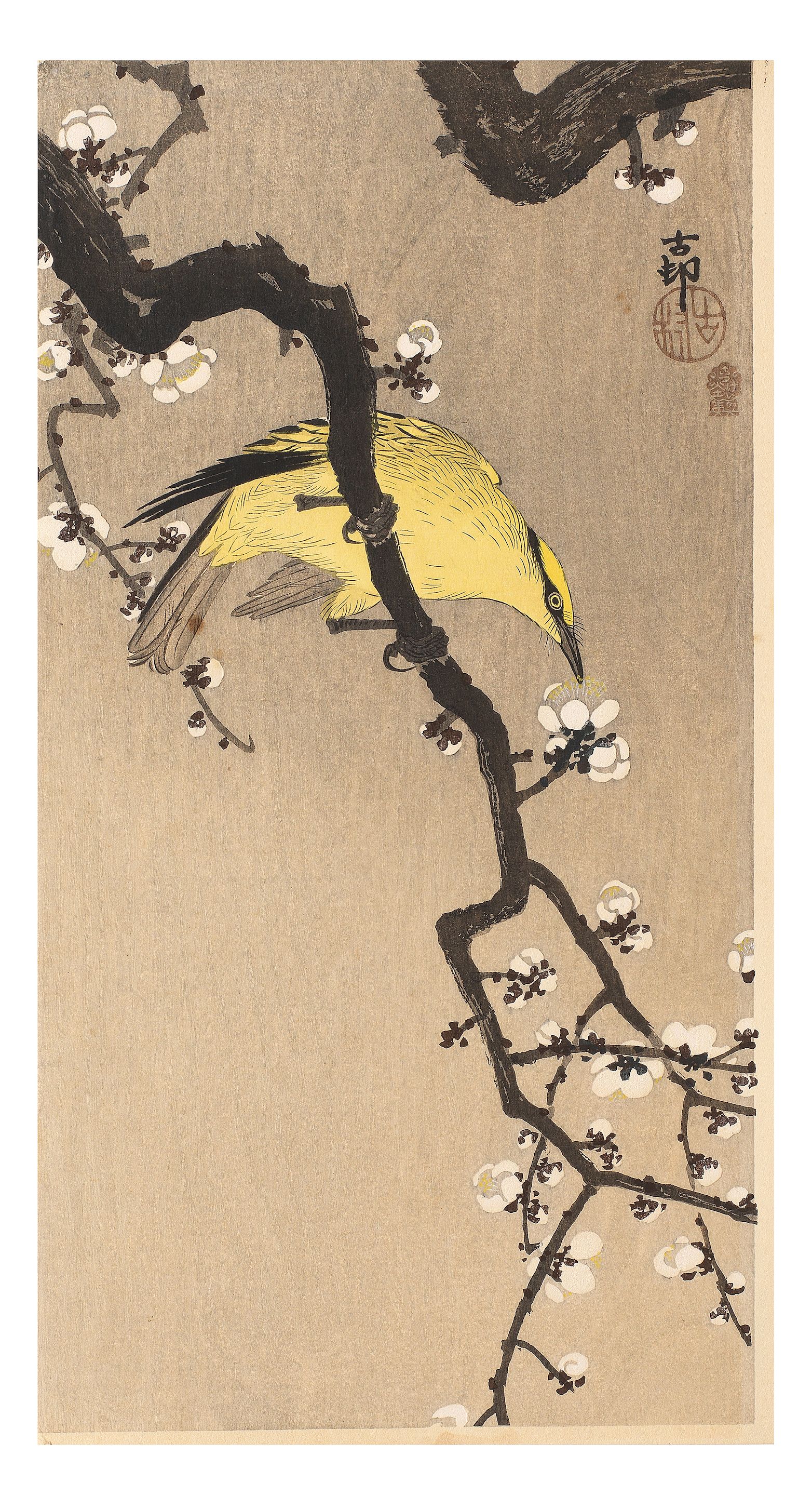 Bonhams : OHARA KOSON/SHOSON (1877-1945) Meiji era (1868-1912), circa ...