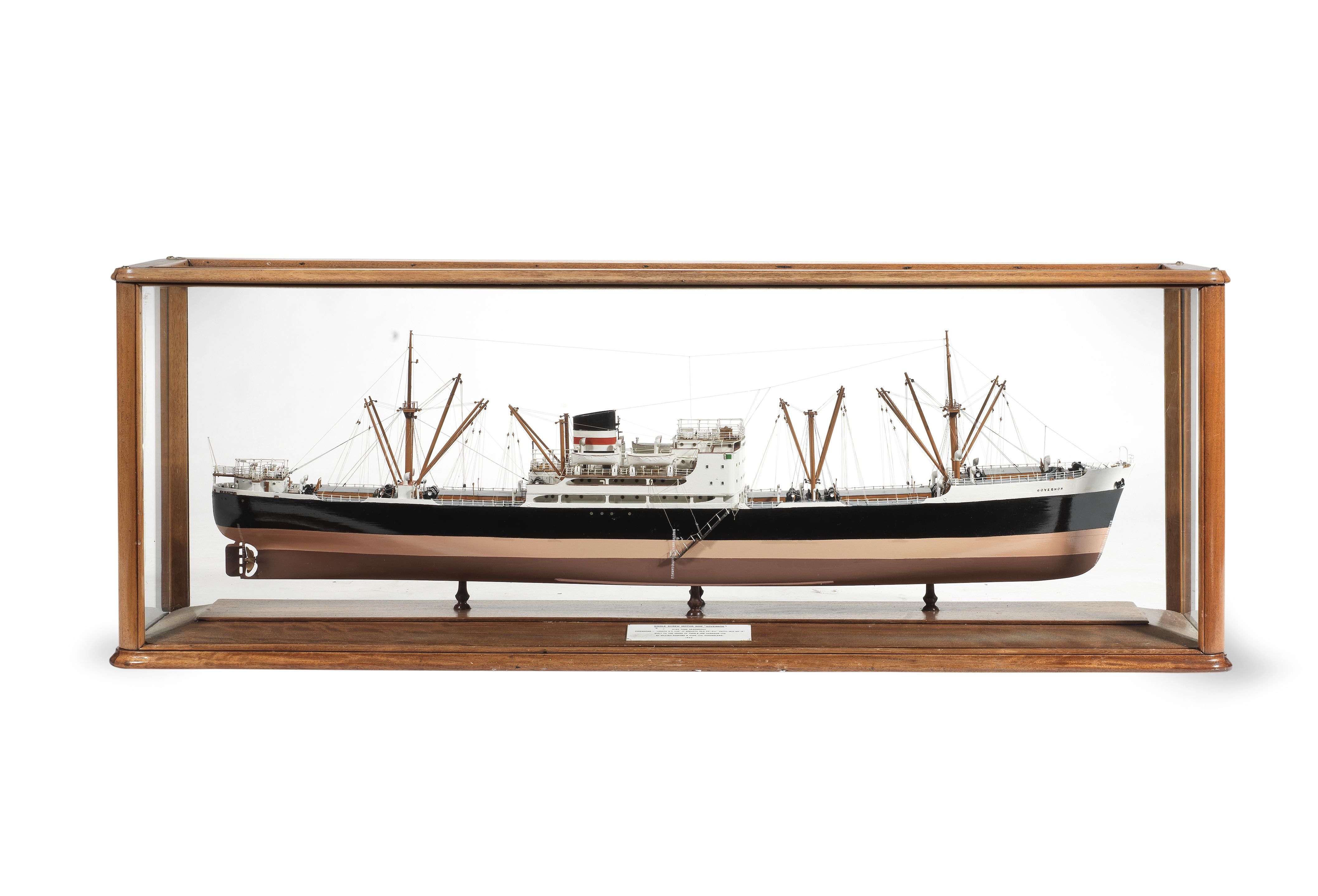 Bonhams : A William Doxford Shipbuilder's Model Of The Single Screw ...