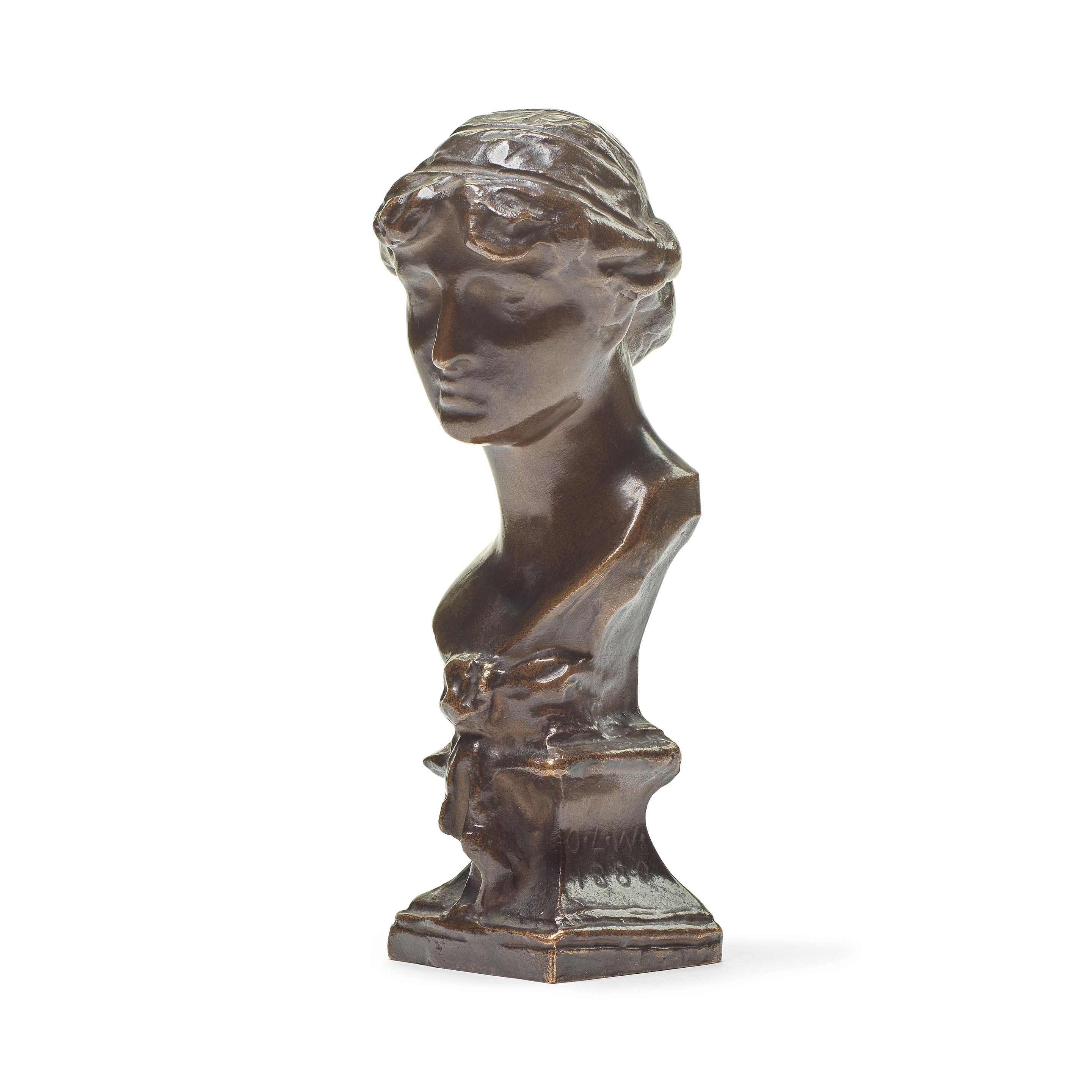 Bonhams : Olin Levi Warner (American, 1844-1896) A patinated bronze ...