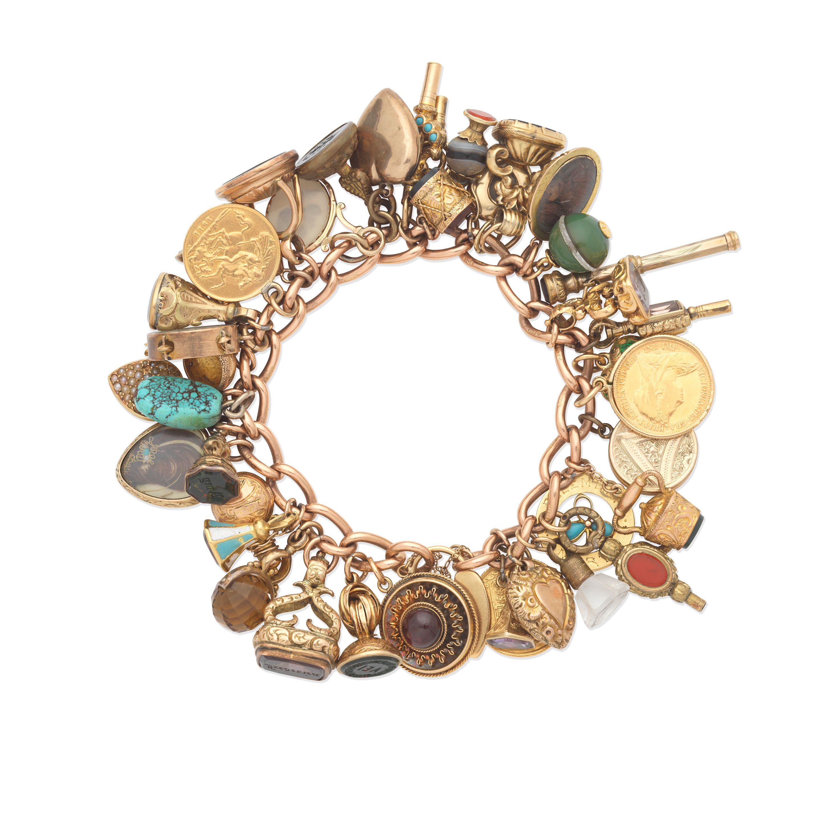 Bonhams : CHARM BRACELET,