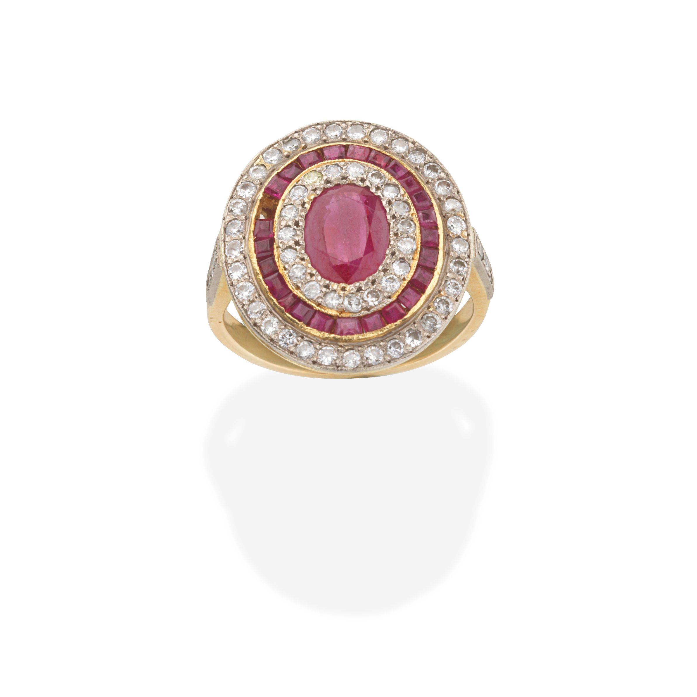Bonhams : RUBY AND DIAMOND RING