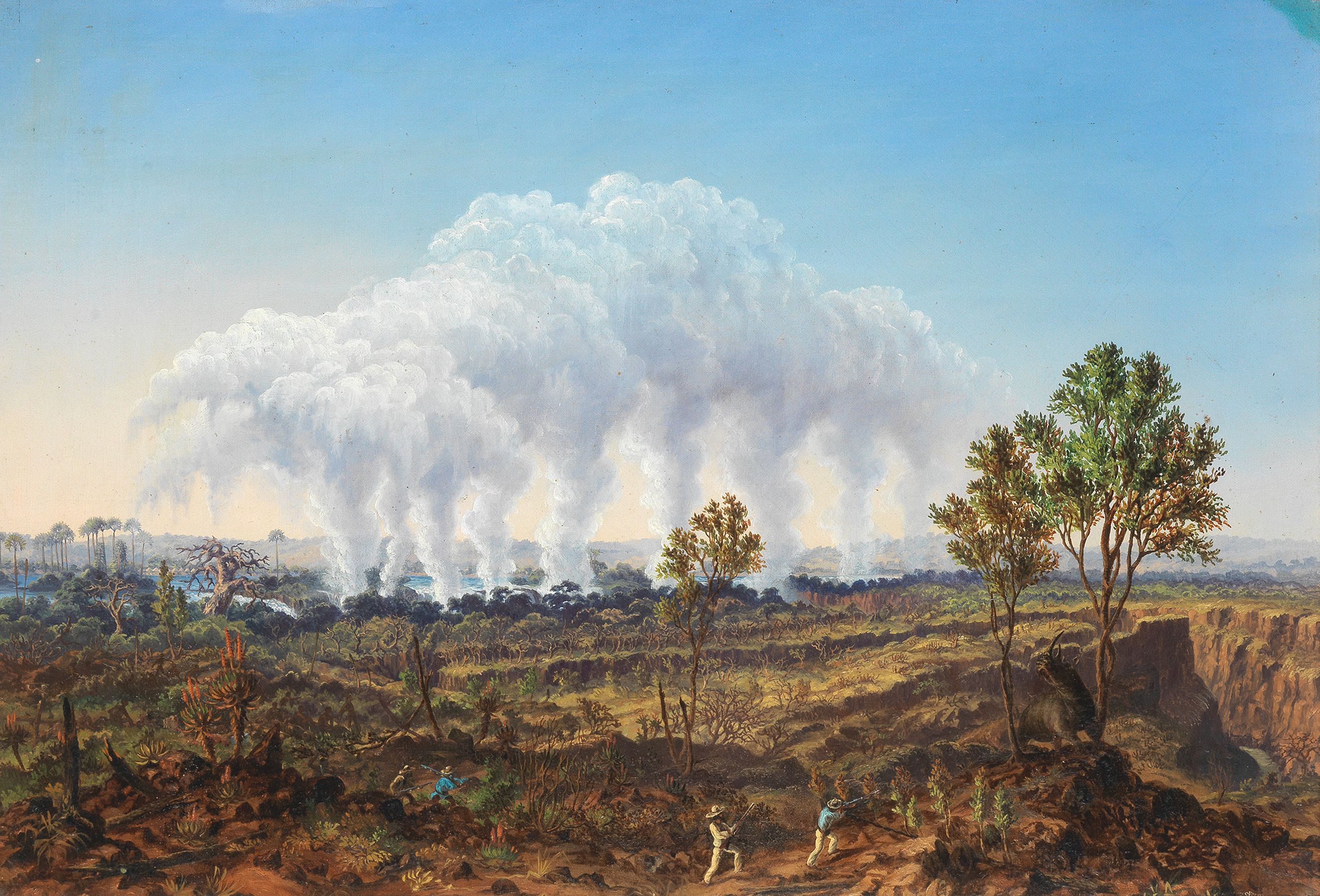 Bonhams : Thomas Baines (1820-1875) The Victoria Falls, Zambesi River ...