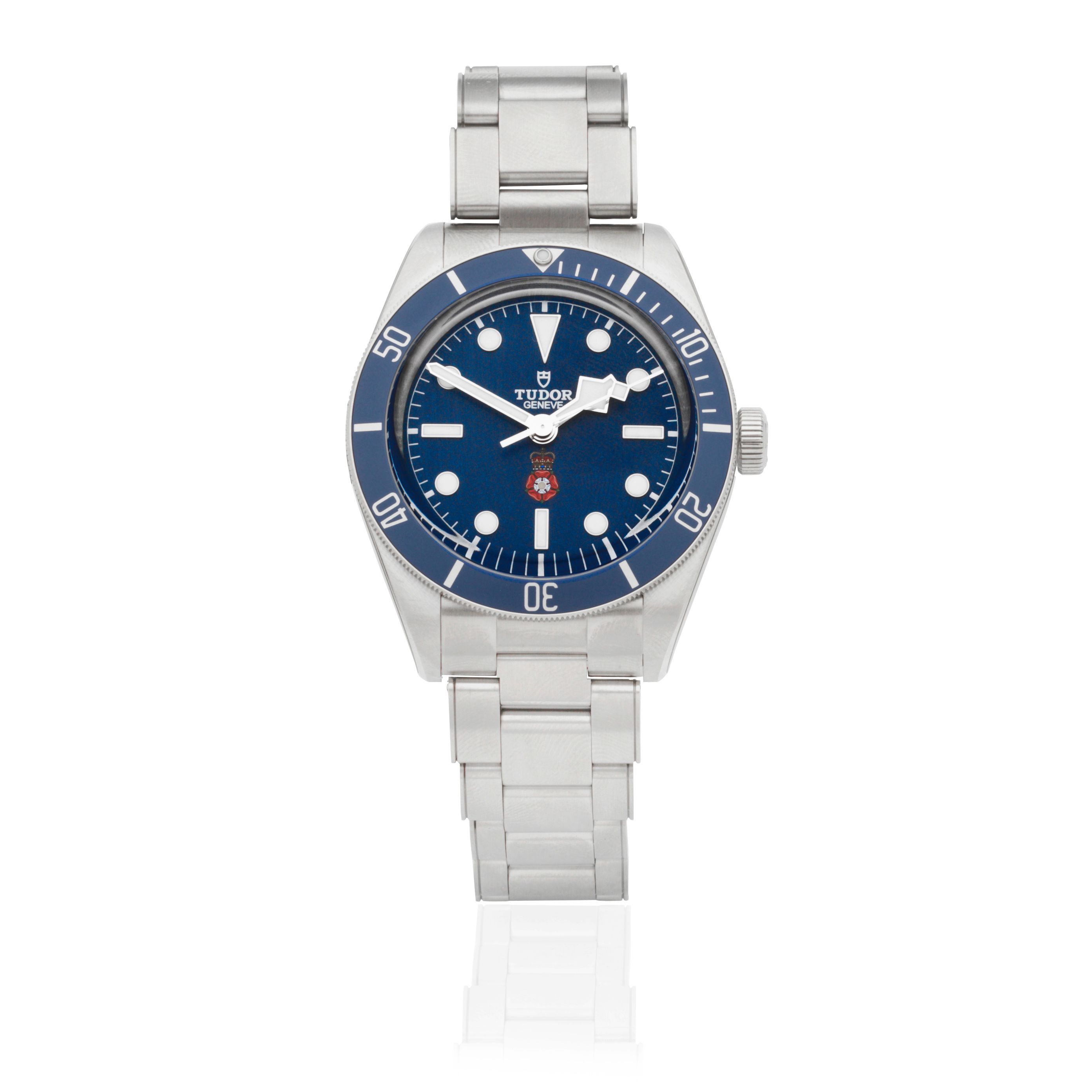 Bonhams : Tudor. A rare Limited Edition stainless steel automatic ...