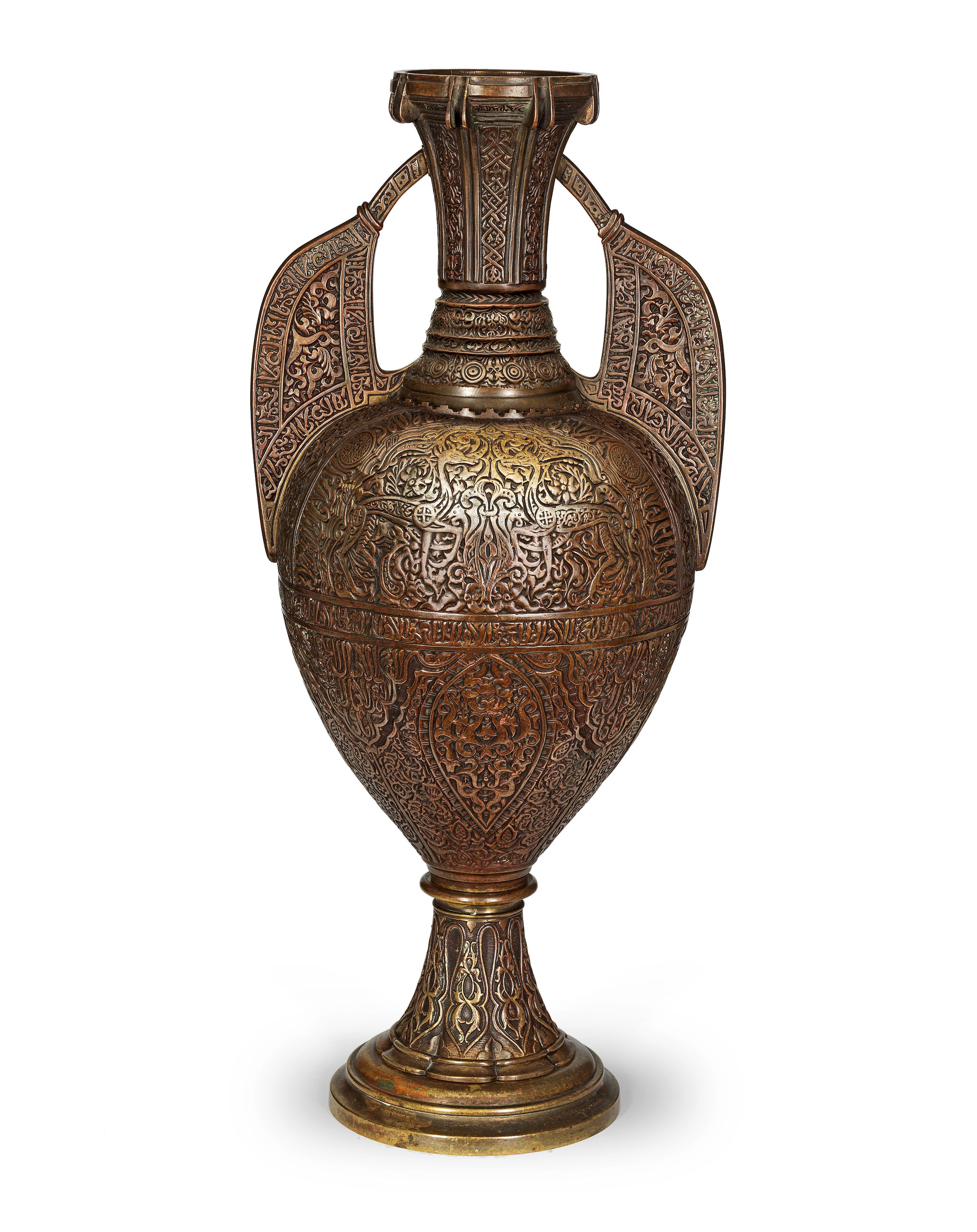 Bonhams : A bronze Alhambra-style vase Europe, 19th/ 20th Century