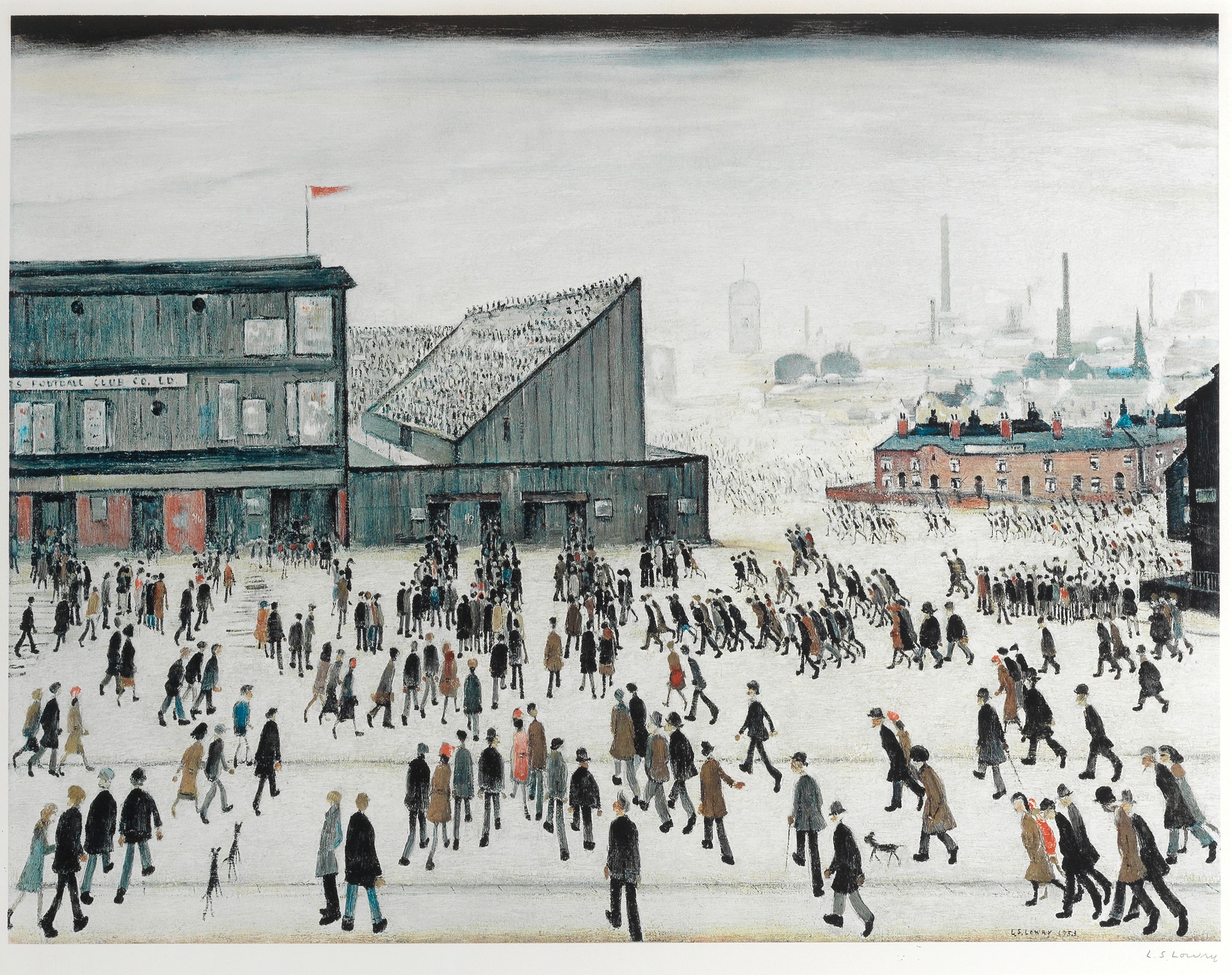 Bonhams : Laurence Stephen Lowry R.A. (British, 1887-1976) Going to the ...