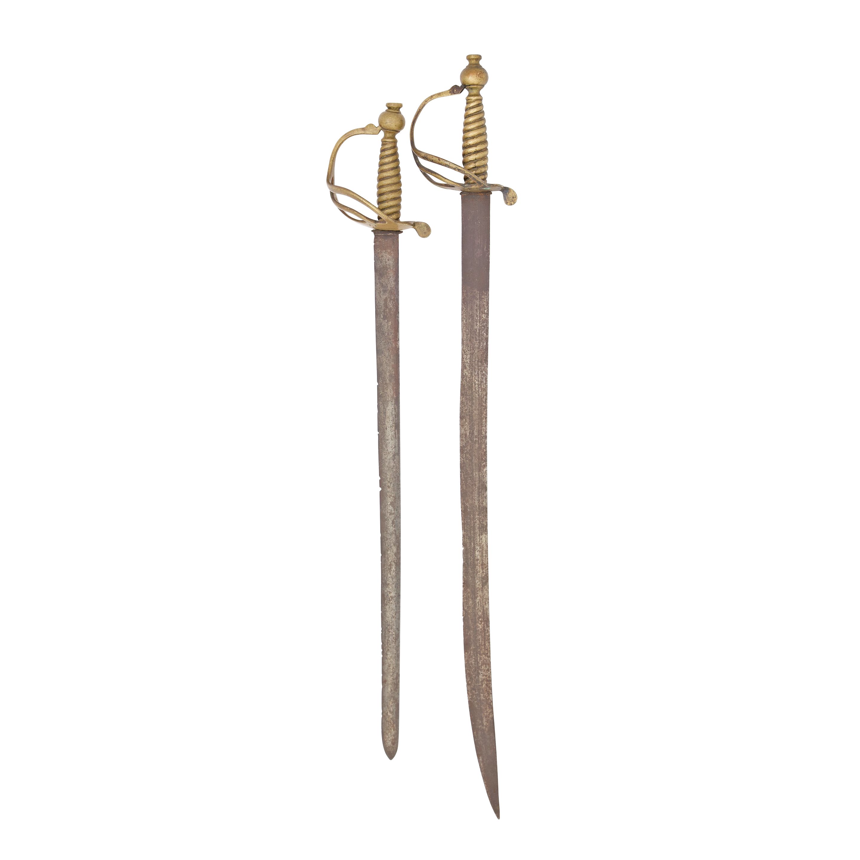 Bonhams : A 1751 Pattern Sword Of The Jersey Militia, And Another Of ...