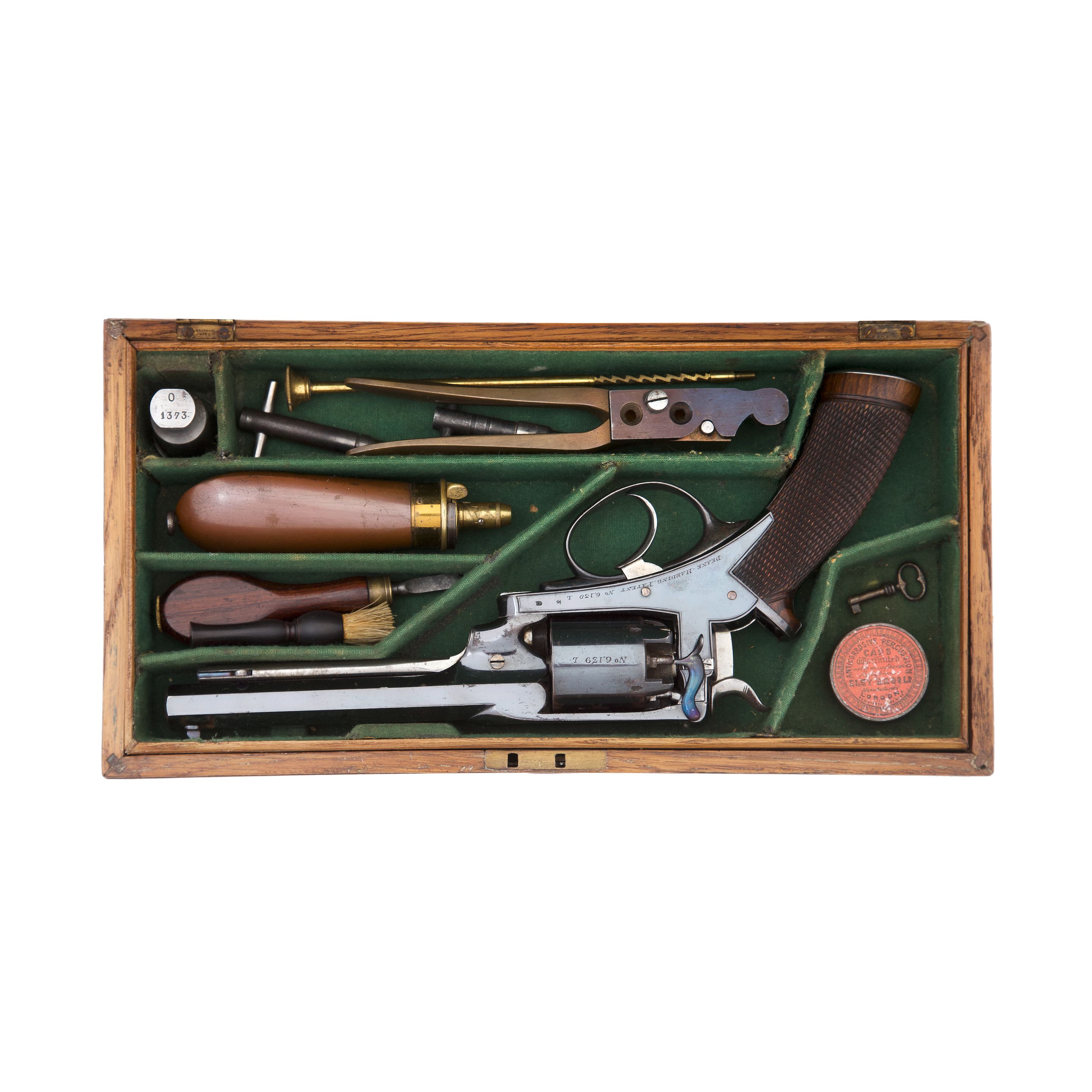 Bonhams : A Cased 54-Bore Percussion Deane-Harding Patent Second Model ...