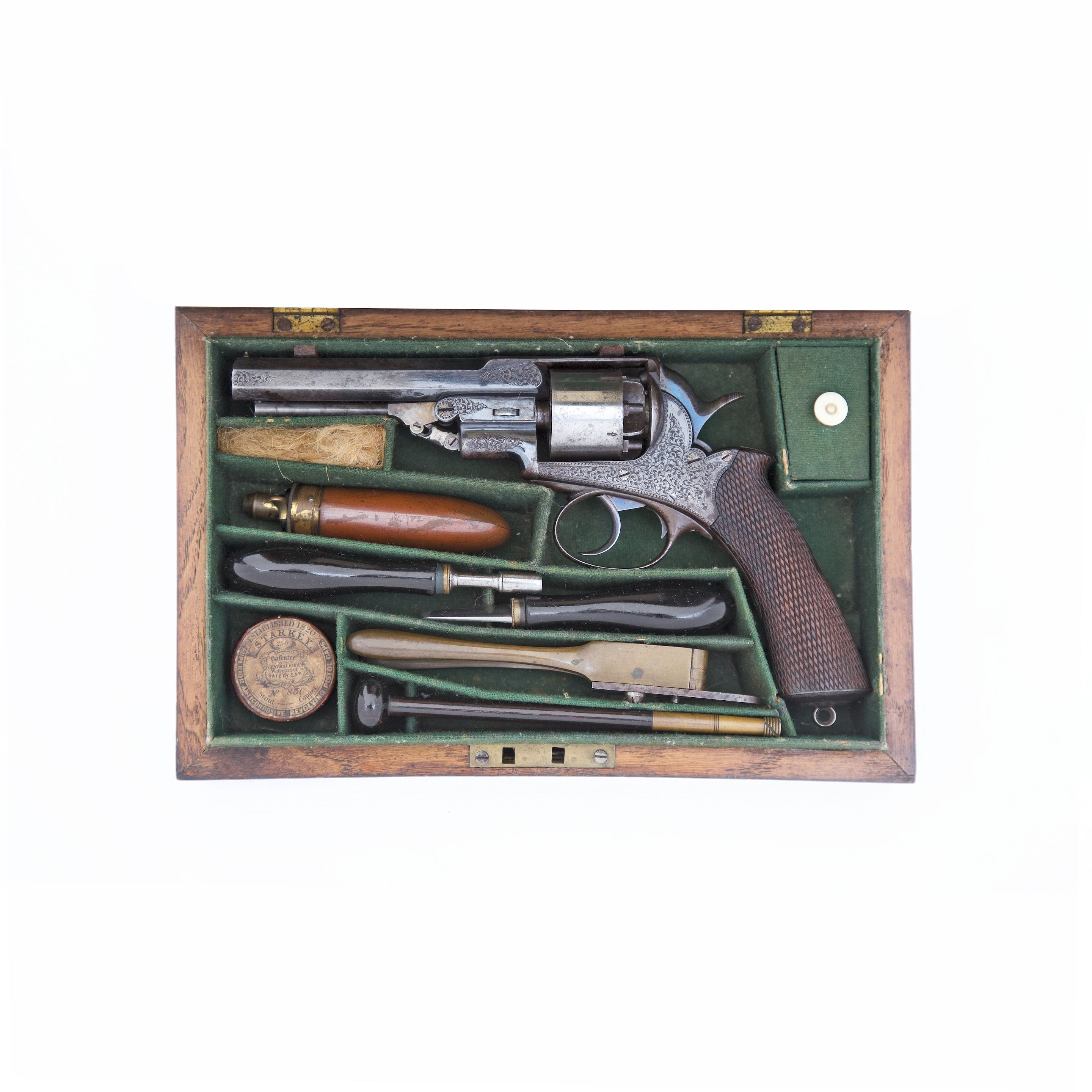 Bonhams : A Cased 90-Bore Percussion Pryce & Cashmore (Daw) Patent ...