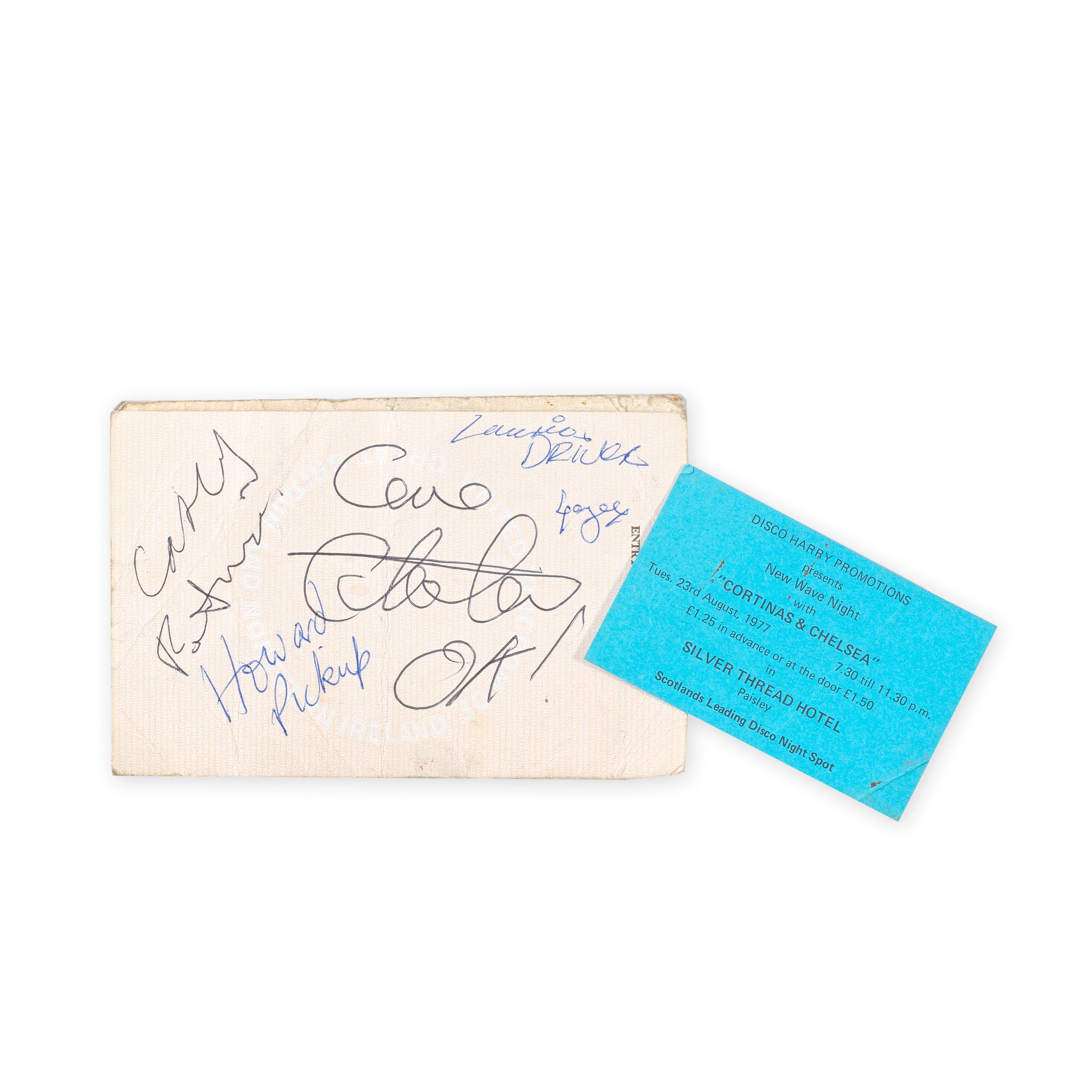 Bonhams : Chelsea/The Adverts An Unusual Autographed Passport, 1970s,