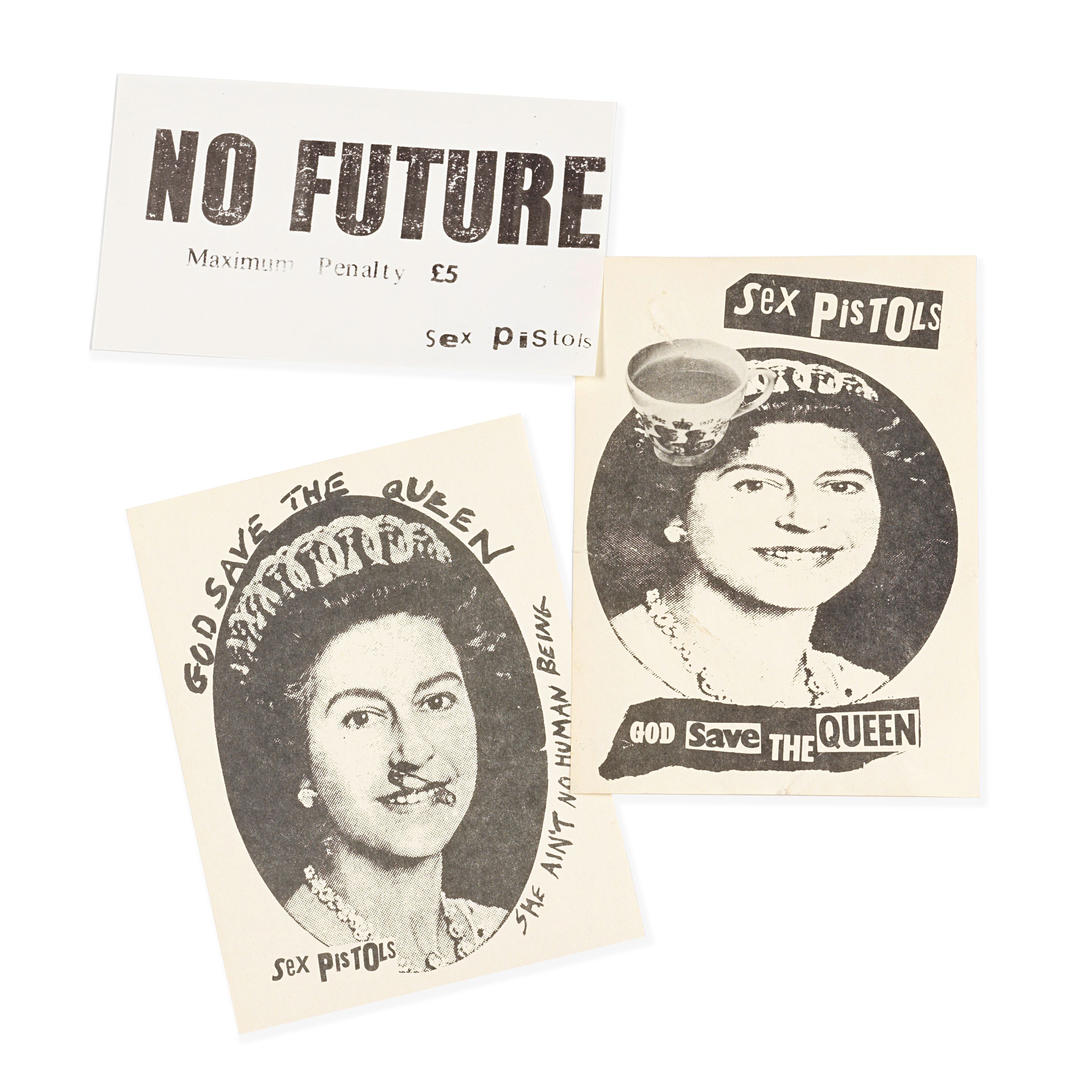 Bonhams The Sex Pistols A Group Of Promotional Stickers Circa 1977 3