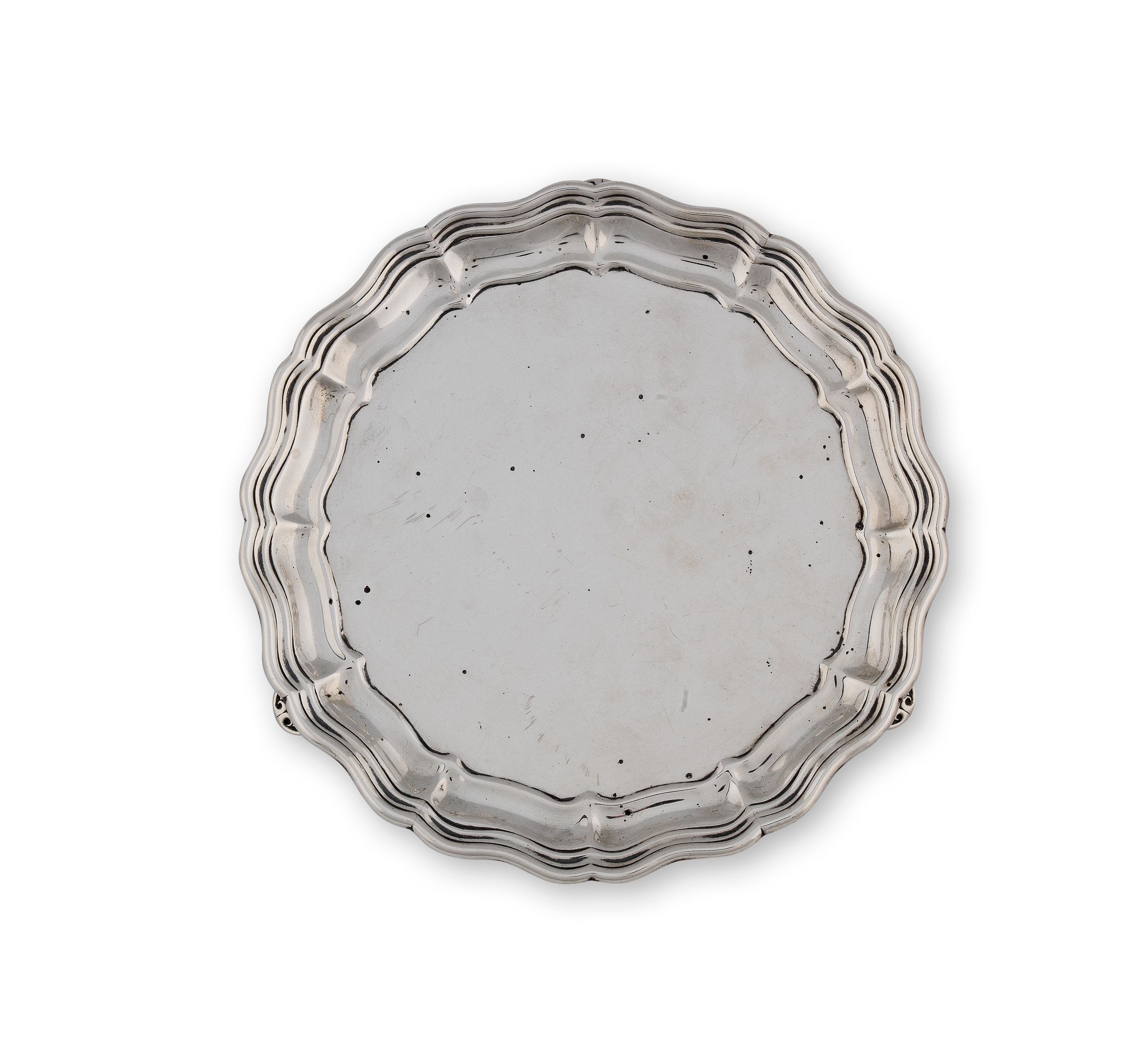 Bonhams : A George V silver salver Martin, Hall & Co (Richard Martin ...