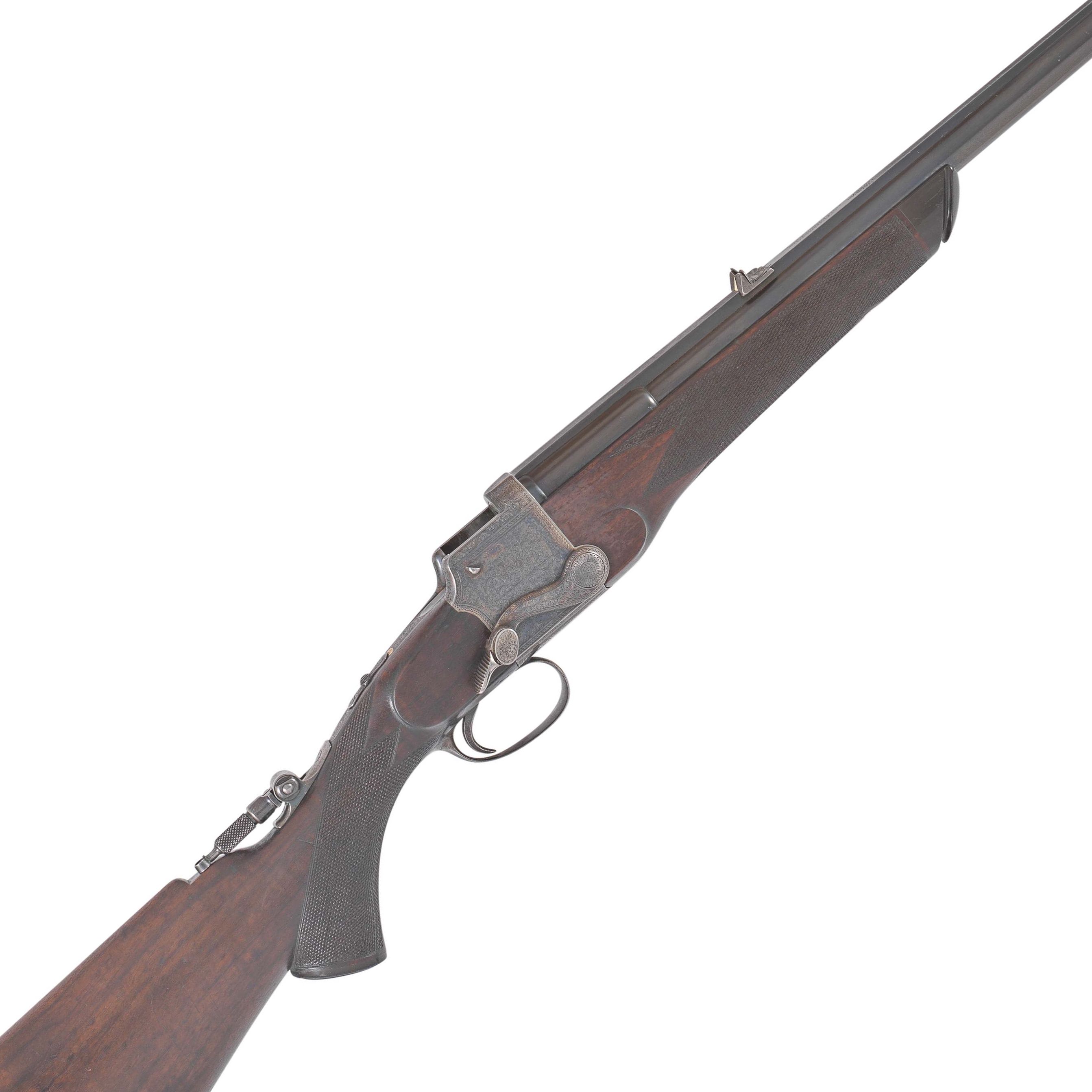 Bonhams : A fine .350 (2¾in.) falling-block rifle by Daniel Fraser & Co ...