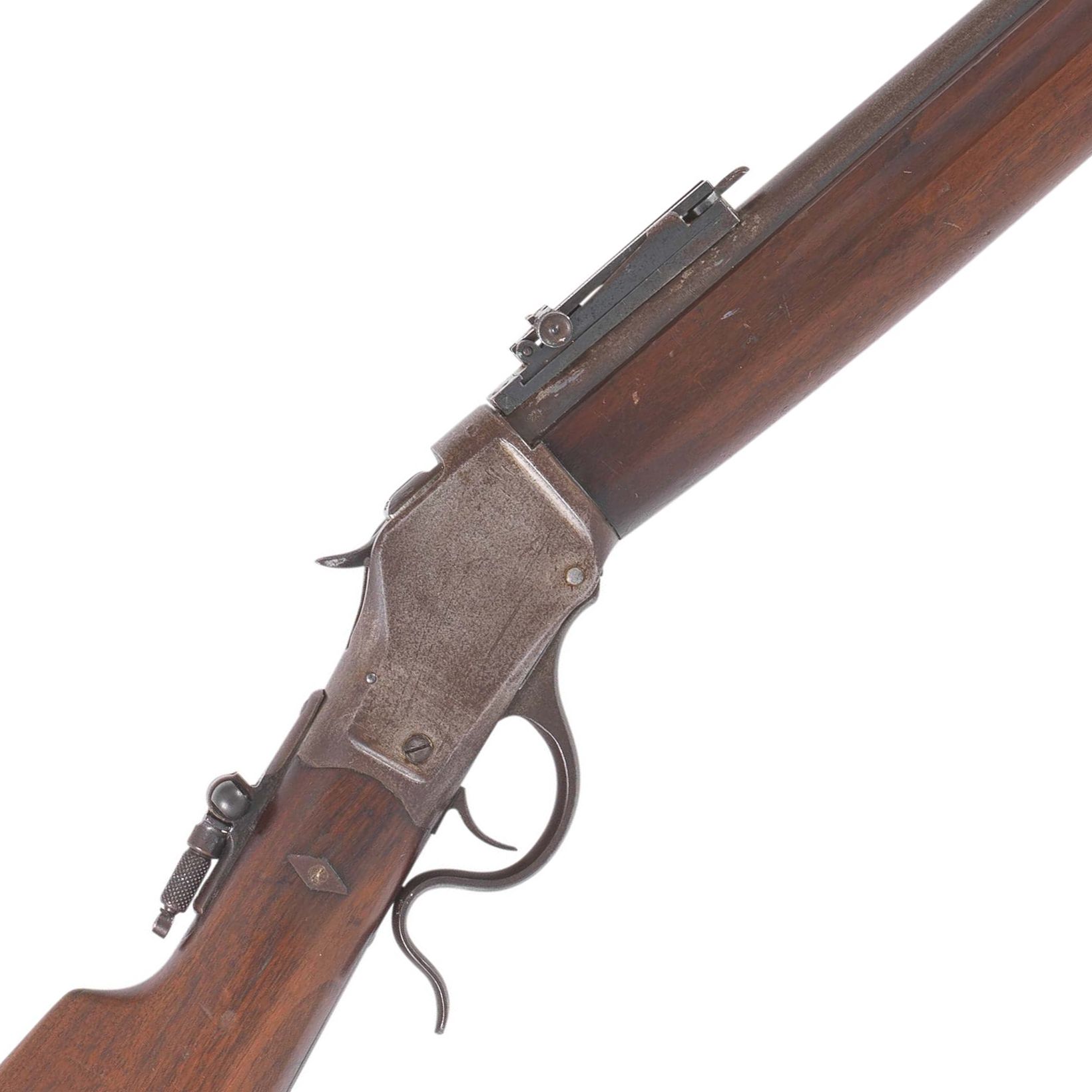 Bonhams : A .22 (L.R.) 'Model 1885 High Wall Winder' falling-block ...