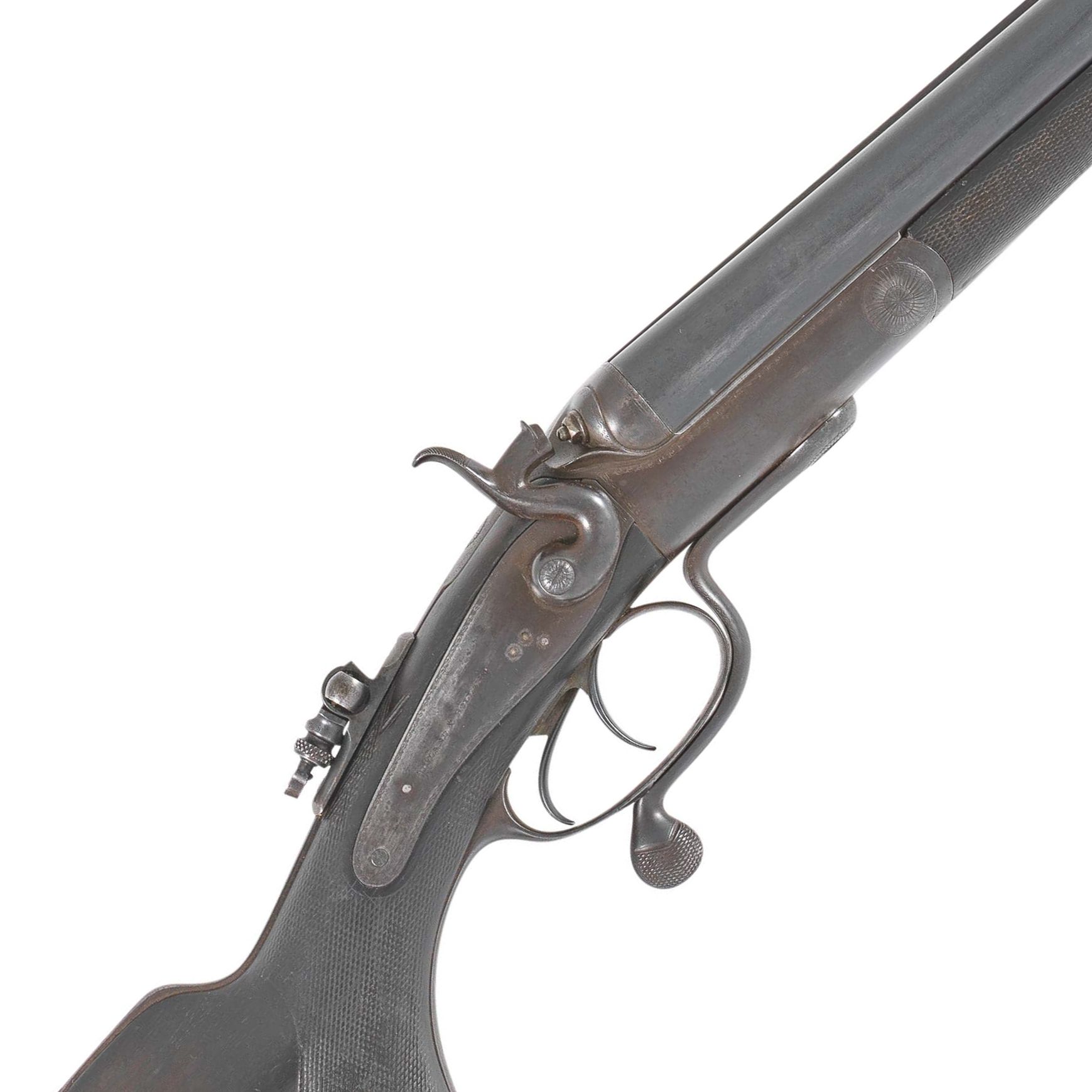 Bonhams : A .500 (Black Powder Express) hammer rifle by Holland ...