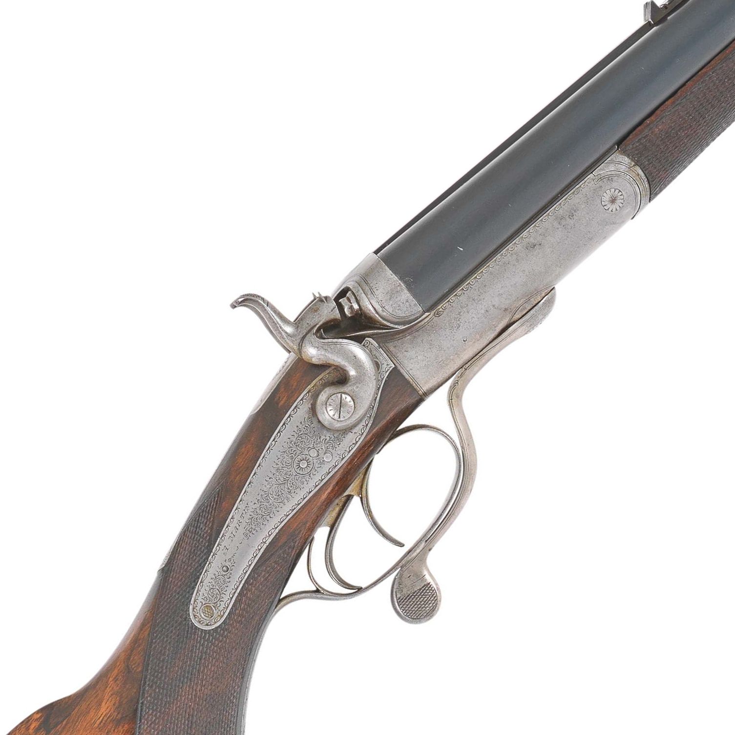 Bonhams : A .450 (Black Powder Express) hammer rifle by Alex Martin, no ...