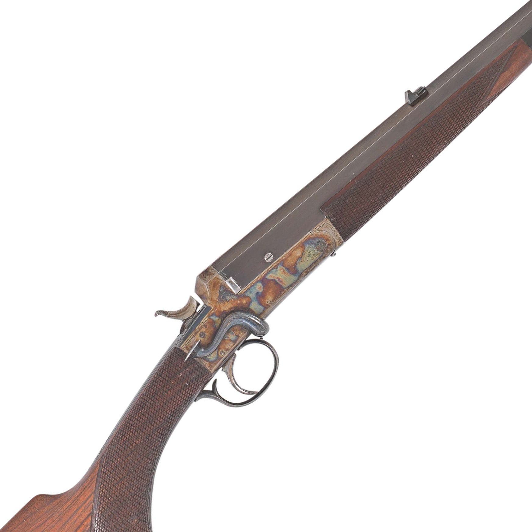 Bonhams : A .300 side-lever hammer rook-rifle by G. P. Graham, no ...