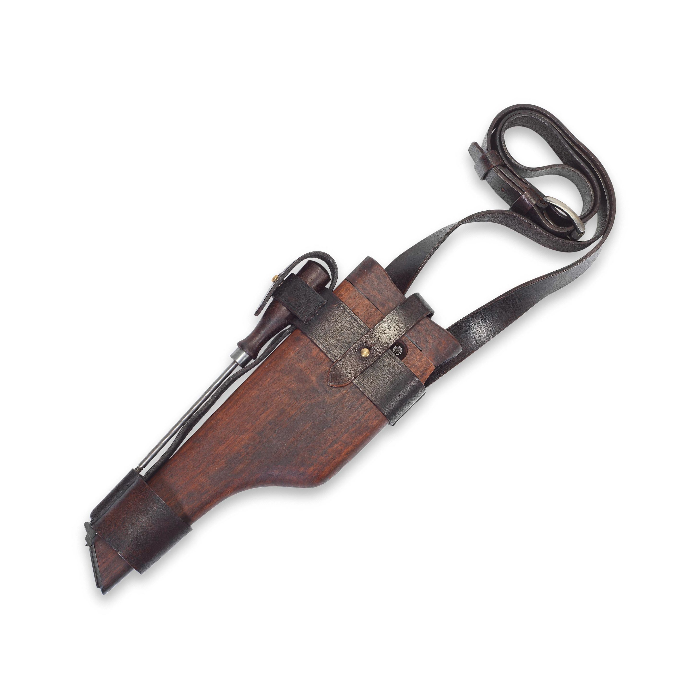 Bonhams : An 'M712 Schnellfeuer' wooden shoulder-stock holster