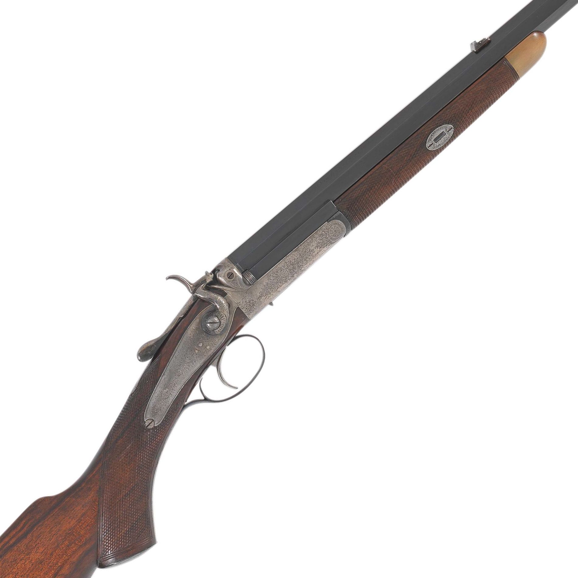 Bonhams : A .22 (L.R.) hammer ejector rook rifle by Holland & Holland ...
