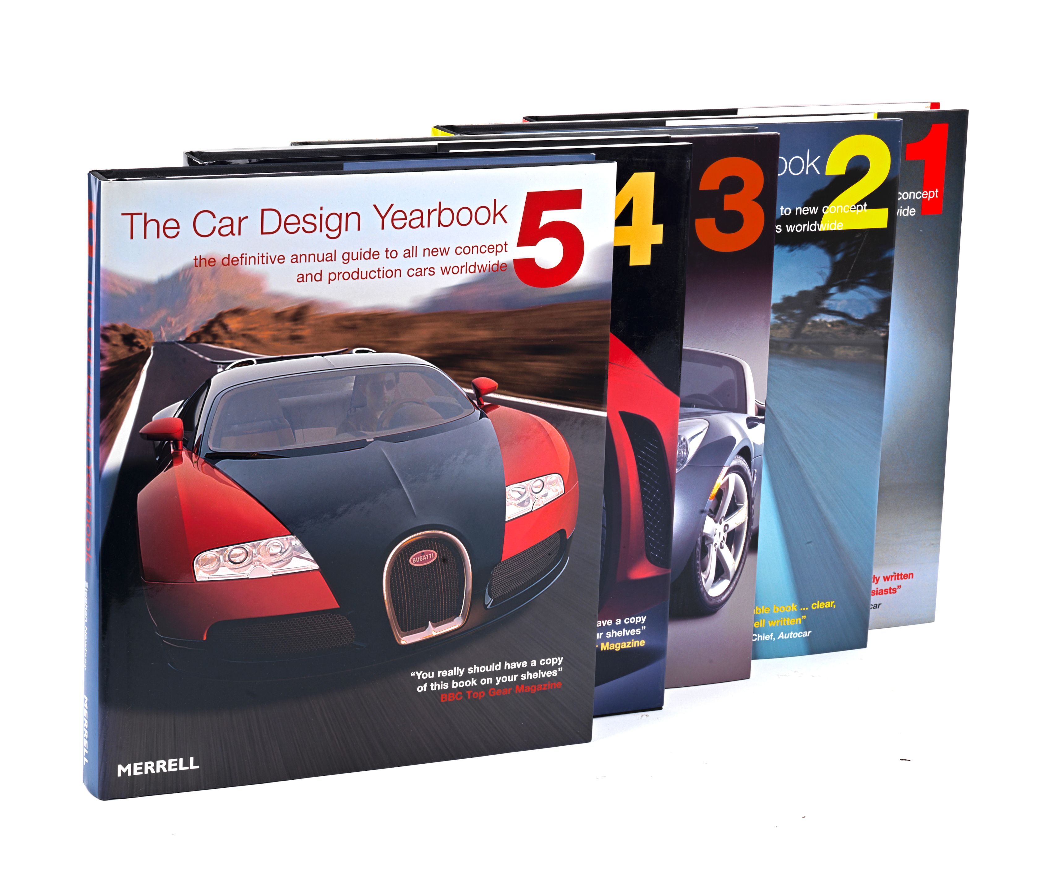 Bonhams Cars : Stephen Newbury The Car Design Yearbook; editions 1 to 5 ...