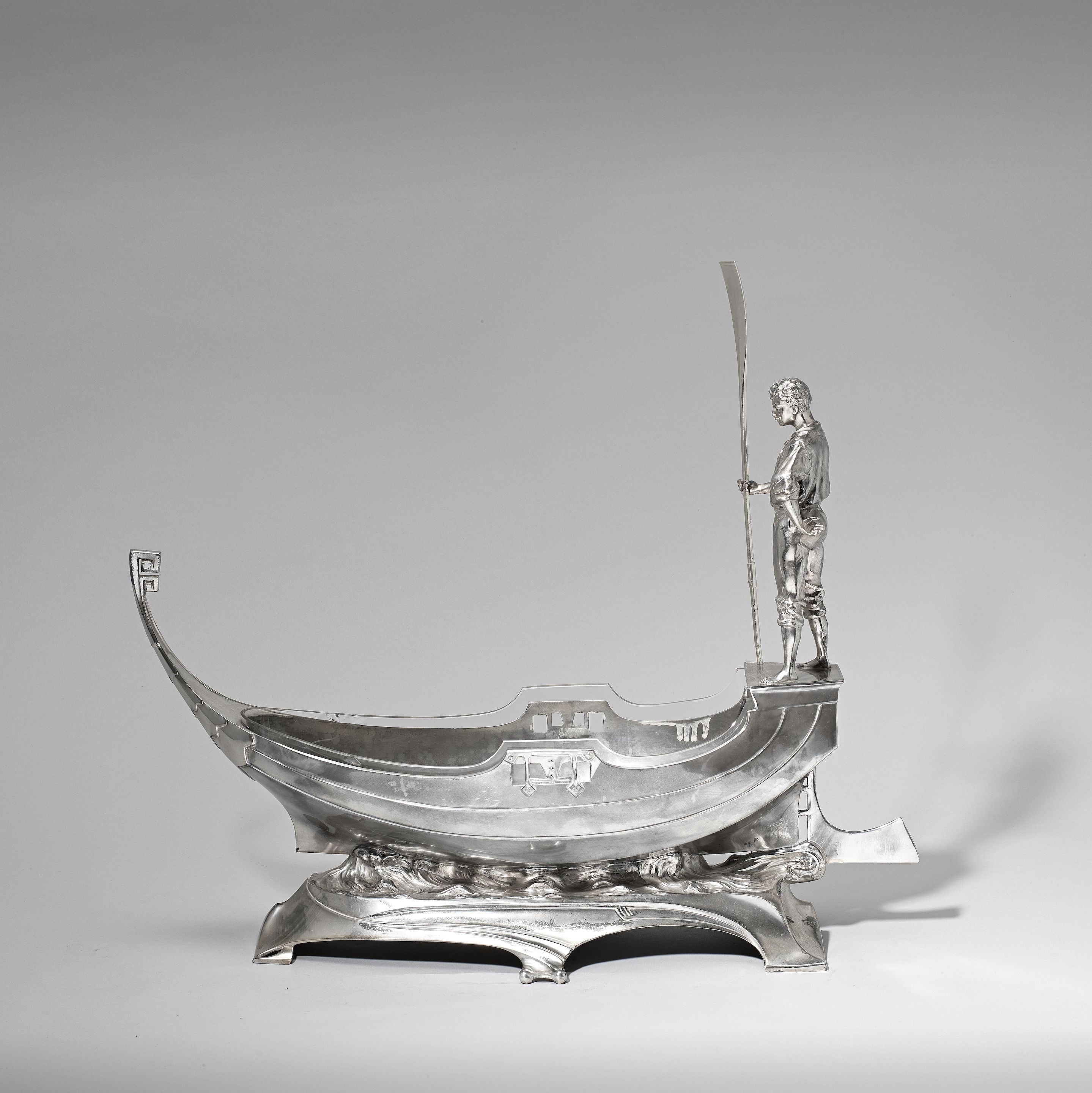 Bonhams : WMF (Württembergische Metallwarenfabrik) Gondola centrepiece, model no.409, circa 1900