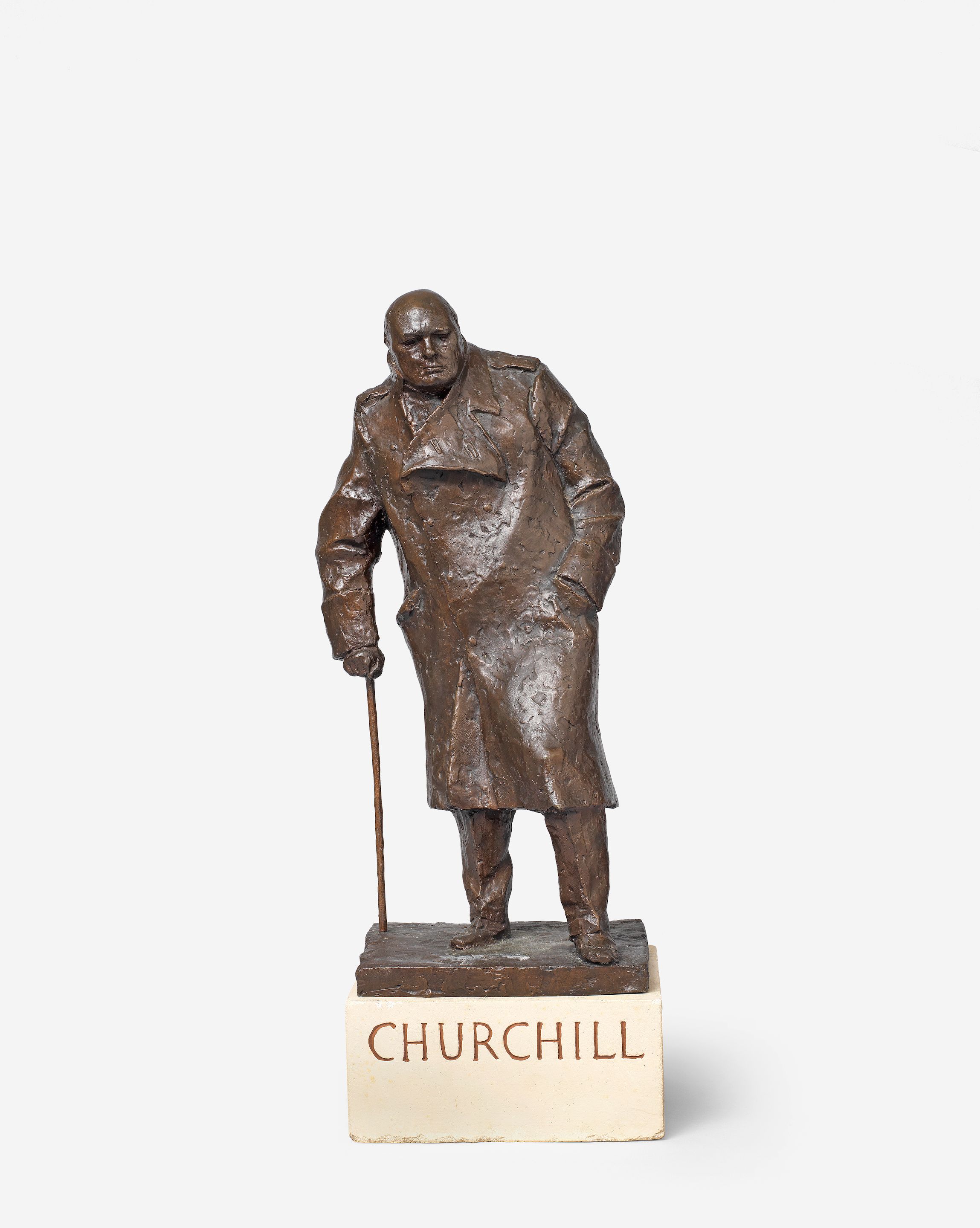 Bonhams : Ivor Roberts-Jones (British, 1916-1996) Sir Winston Churchill ...