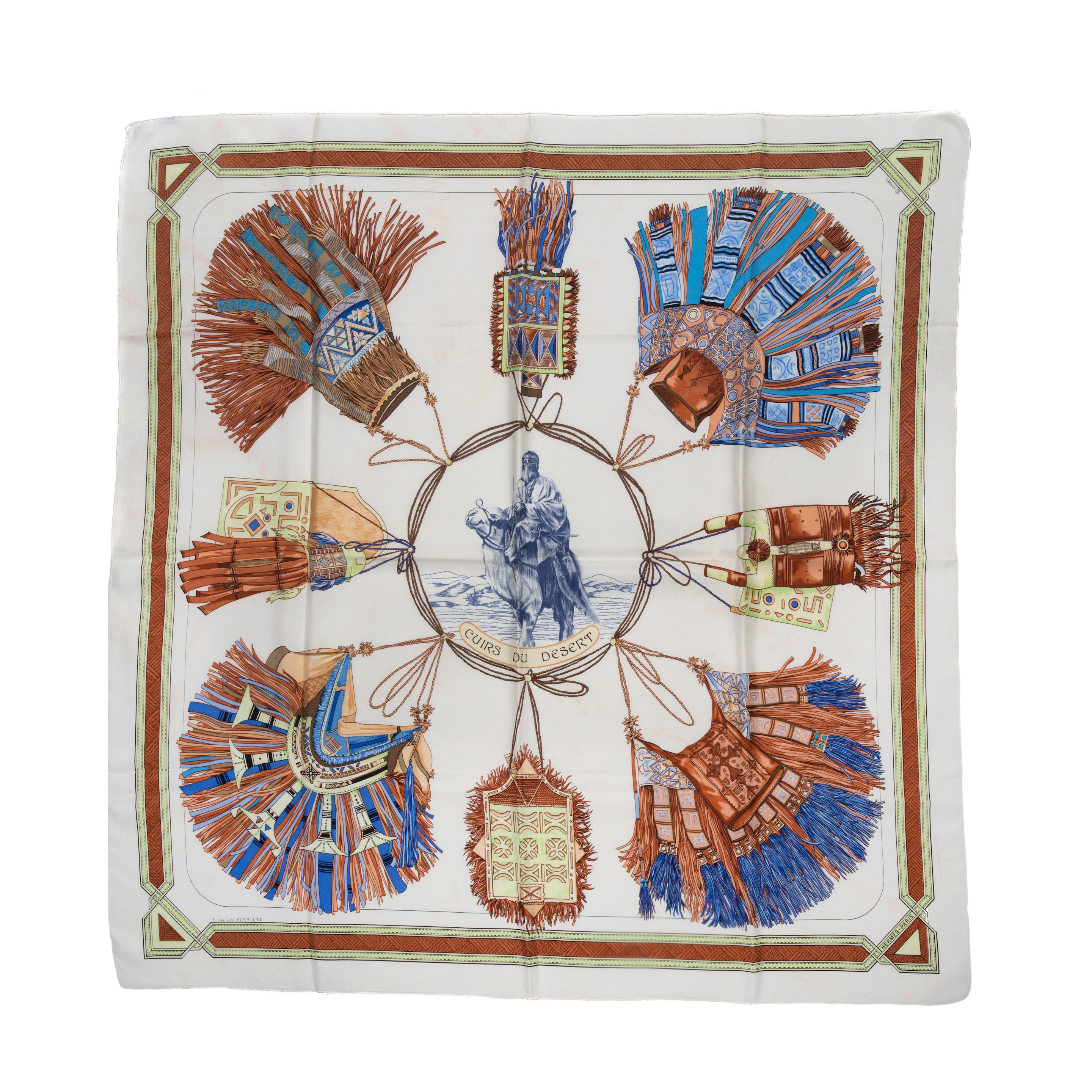 Bonhams Cornette de Saint Cyr : HERMES Paris Made In France. Carré ...