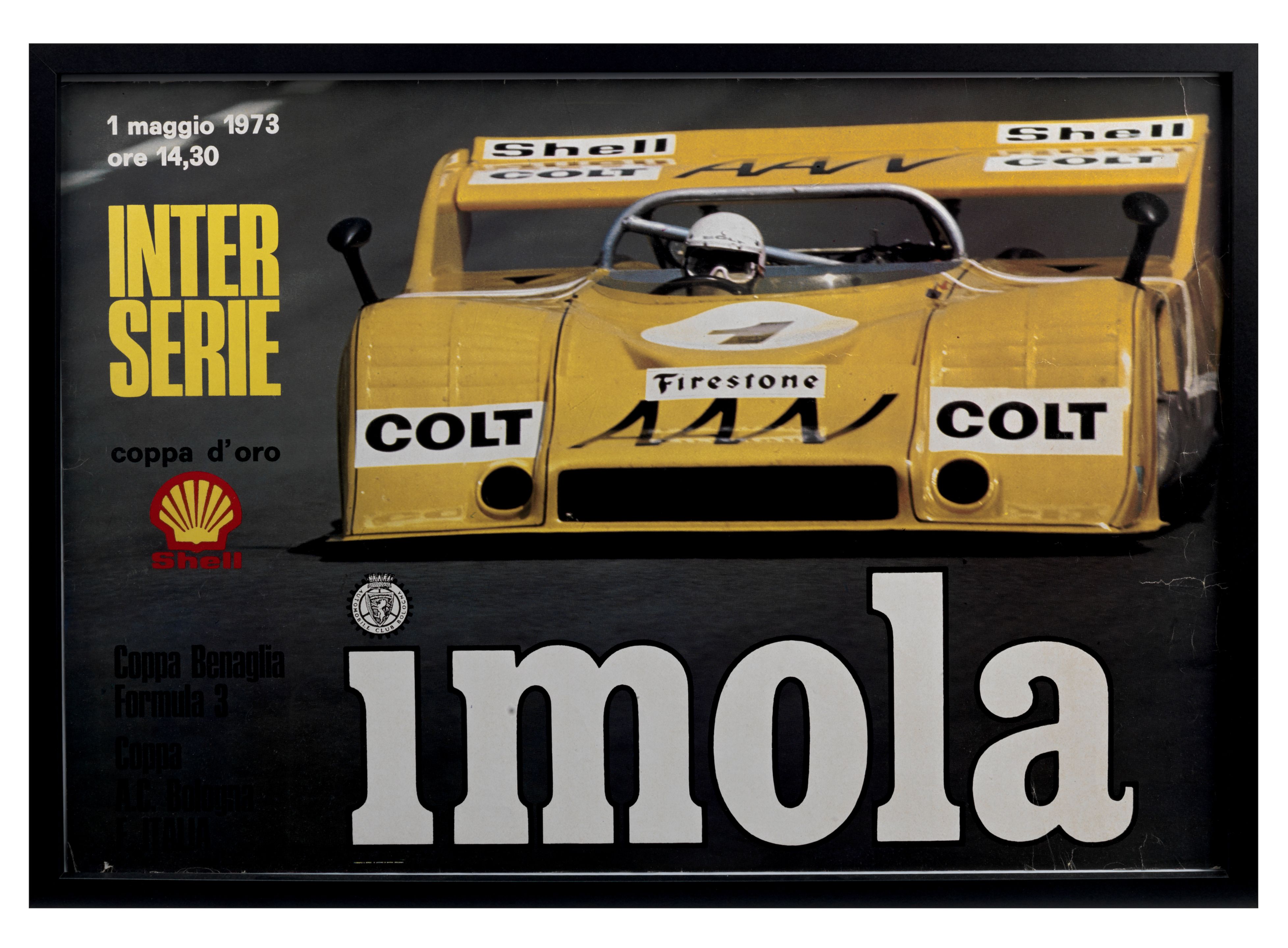 Bonhams Cars : A Original poster for the 1973 Imola Inter Serie sports ...