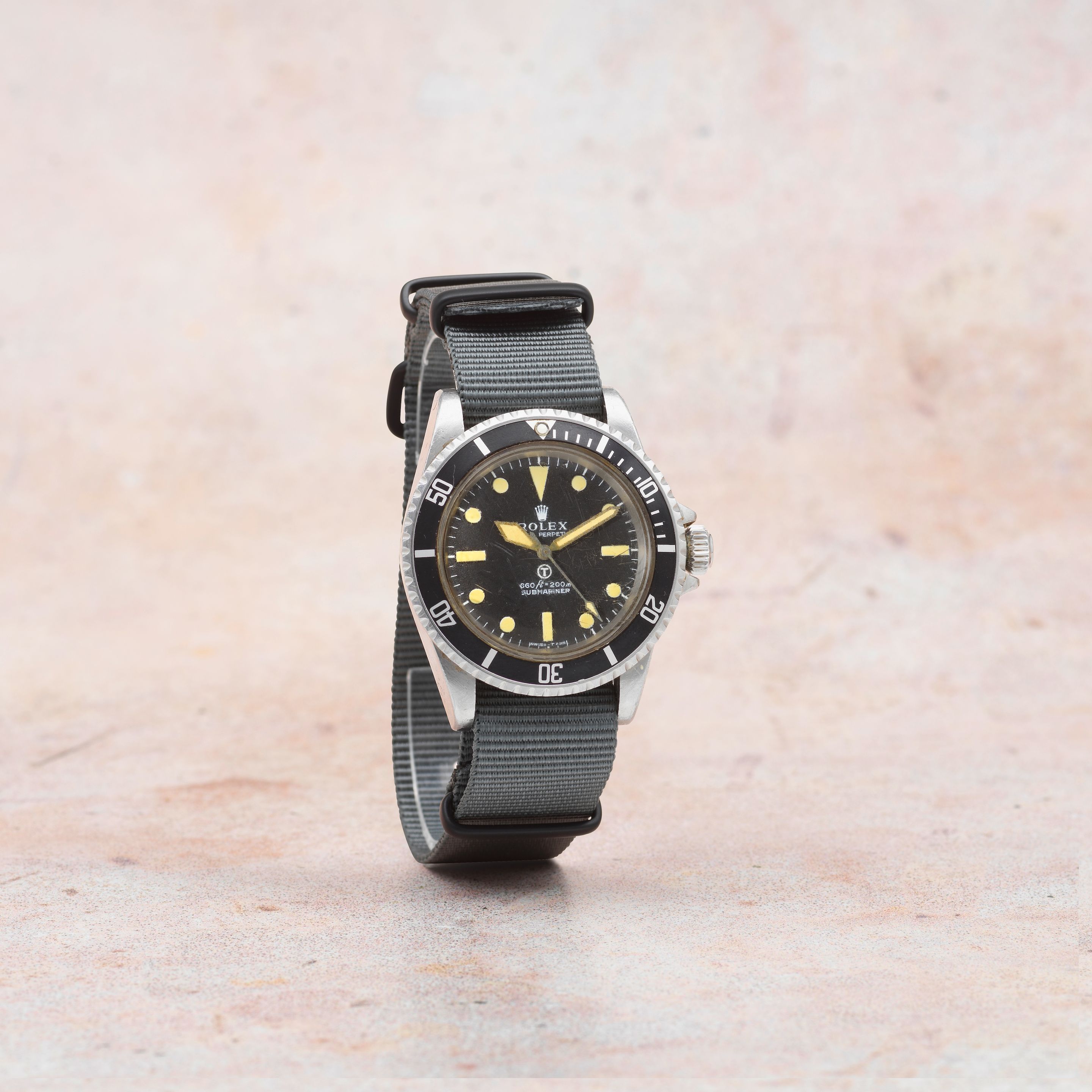 Bonhams : Rolex. A rare military stainless steel automatic wristwatch ...