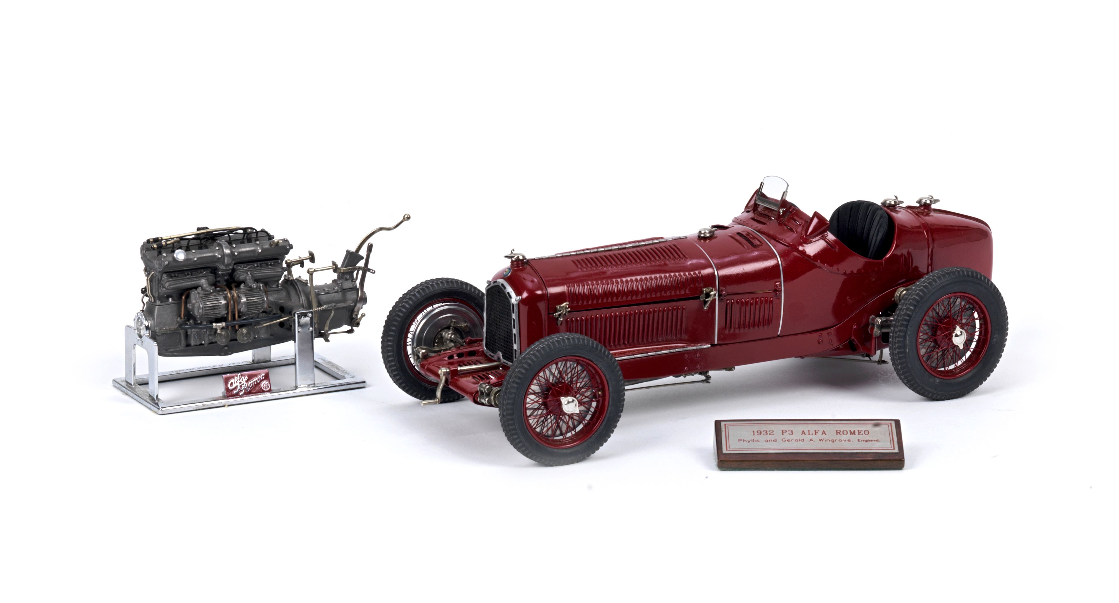 Bonhams Cars : A 115 scale model of a 1932 Alfa Romeo P3 Monoposto and ...