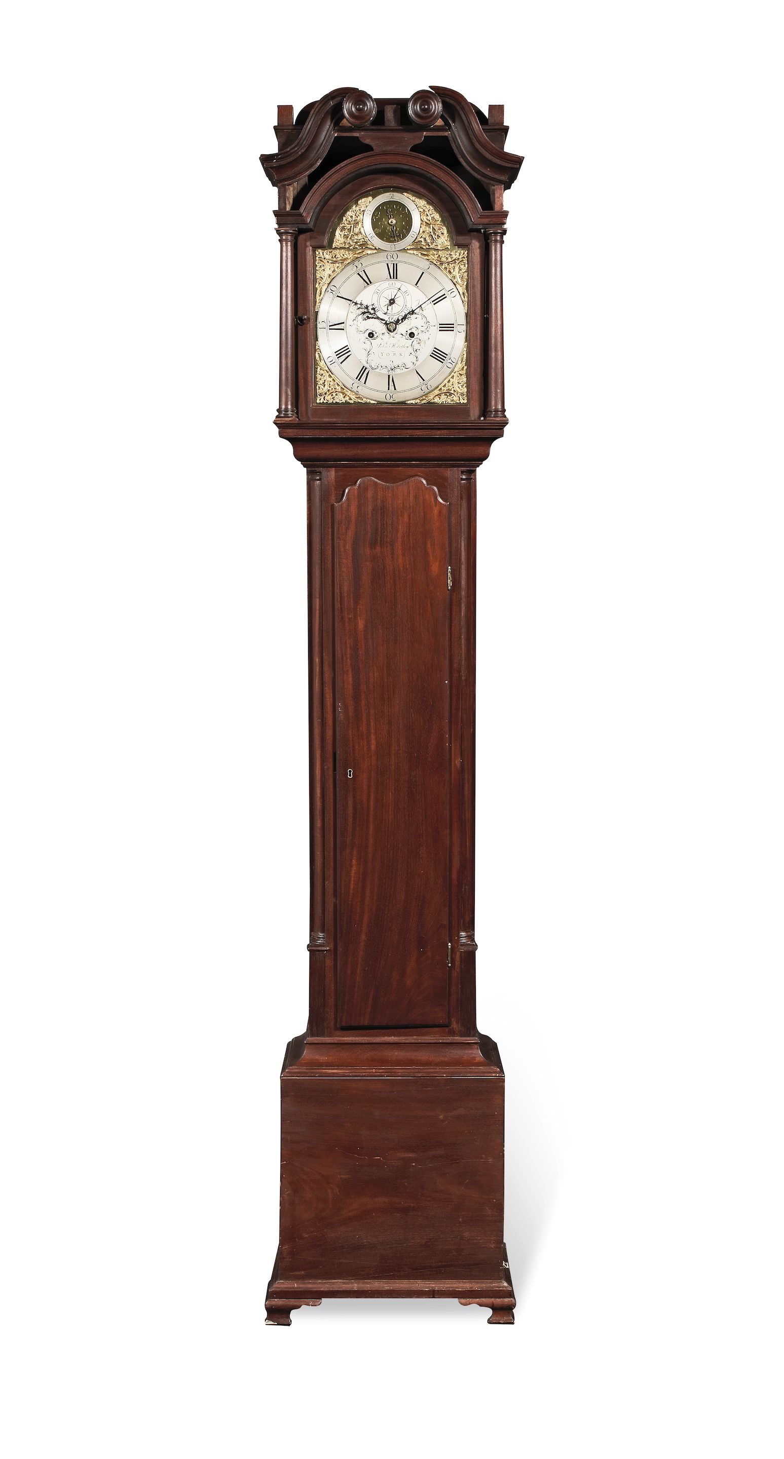 Bonhams : A good mid-late 18th century mahogany longcase clock with ...