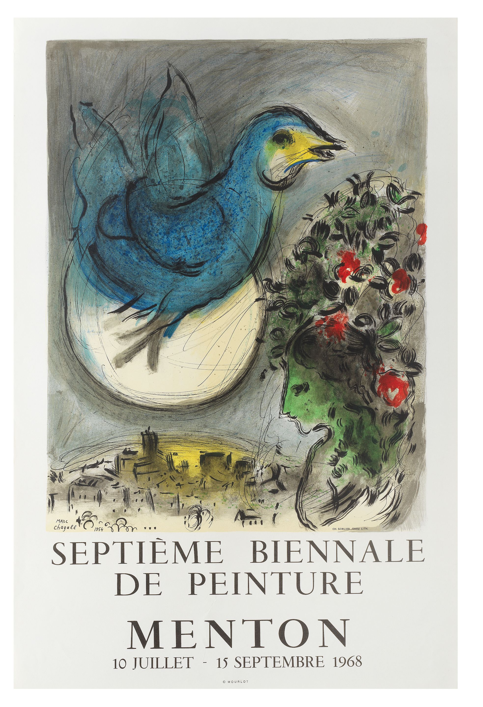 Bonhams : After Marc Chagall (French/Russian, 1887-1985) By Charles Sorlier (French, 1921-1990 ...
