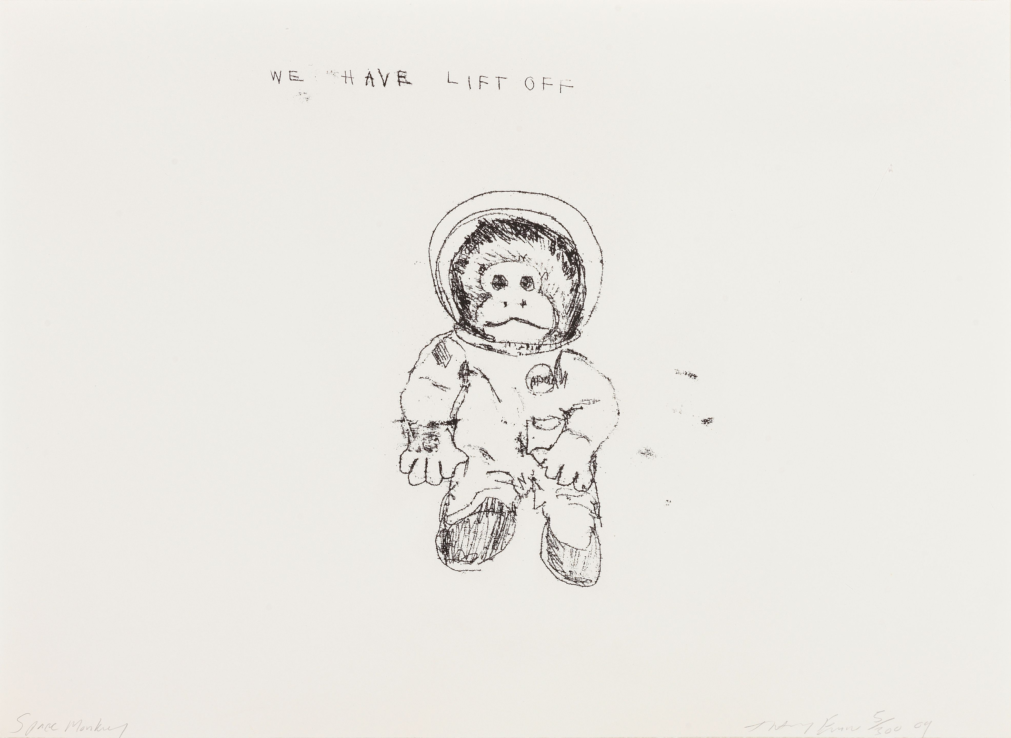 Bonhams : Tracey Emin (British, born 1963) Space Monkey Polymer gravure ...