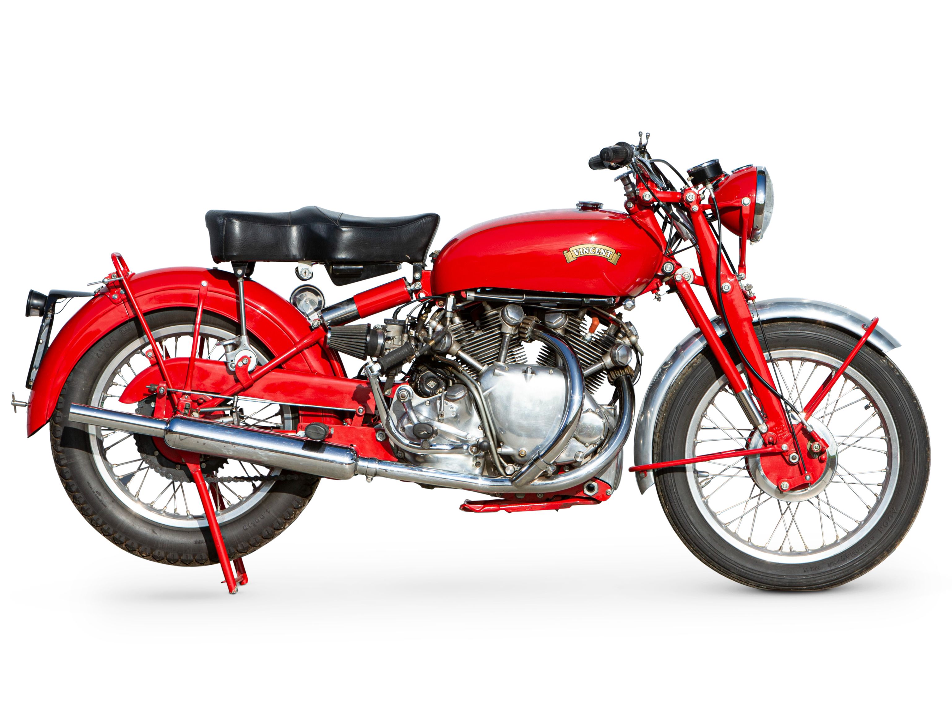 Bonhams Cars : 1949 Vincent 998cc 'Red' Rapide Frame no. RC4342 Rear ...