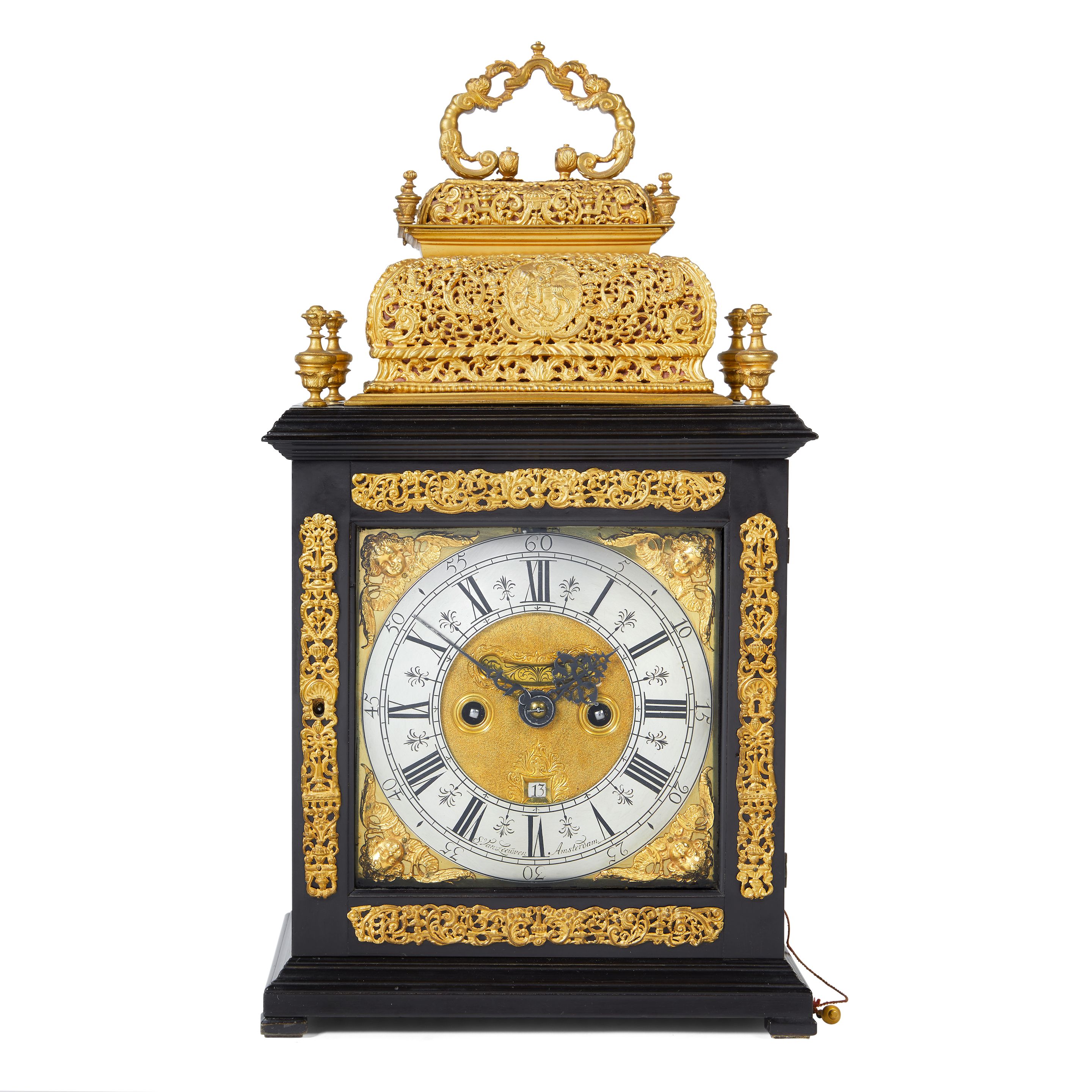 Bonhams : A good late 17th century Dutch gilt metal mounted ebony ...