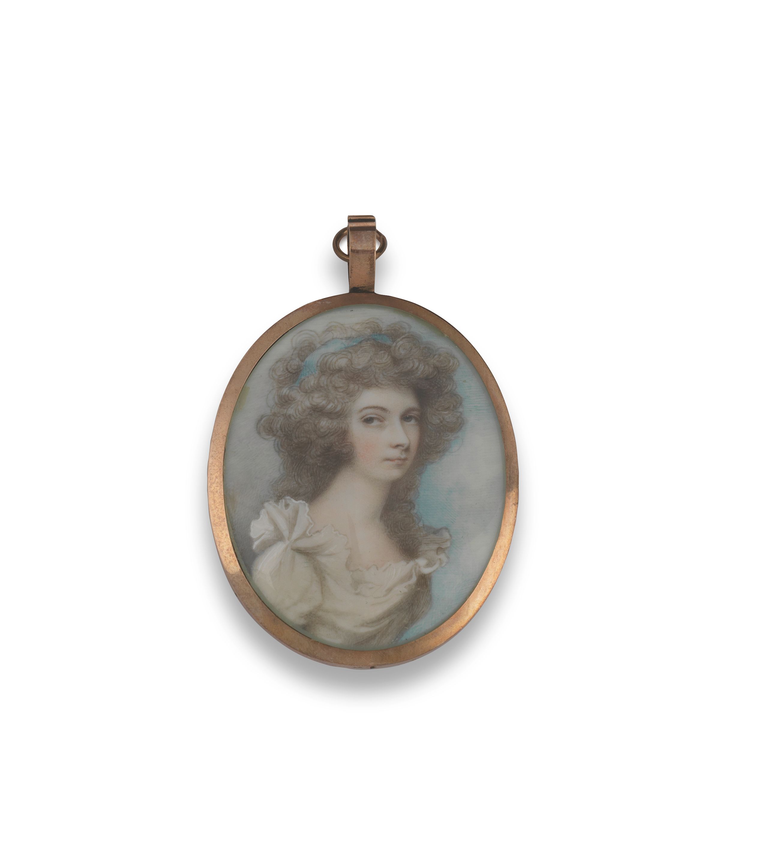 Bonhams : Andrew Plimer (British, 1763-1837) A portrait miniature of a ...