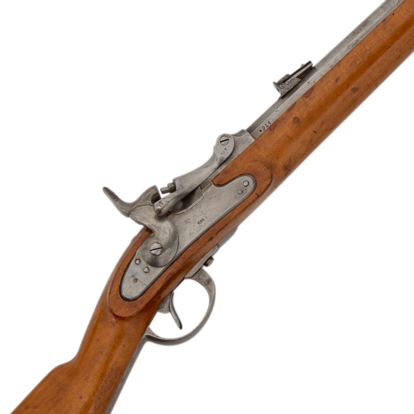 Bonhams : A 14x33mmR (R.F.) 'Wänzl M1854' breech-loading lifting block ...