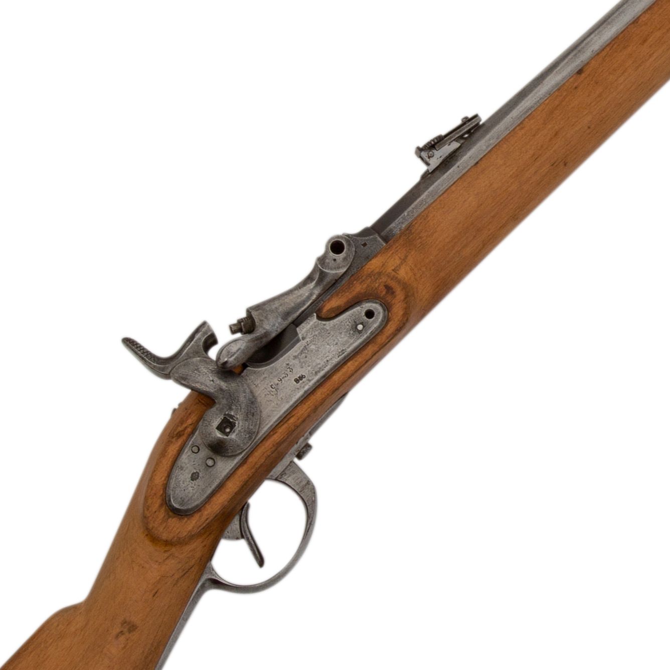 Bonhams : A 14x33mmR (R.F.) 'Wänzl M1854' breech-loading lifting block ...