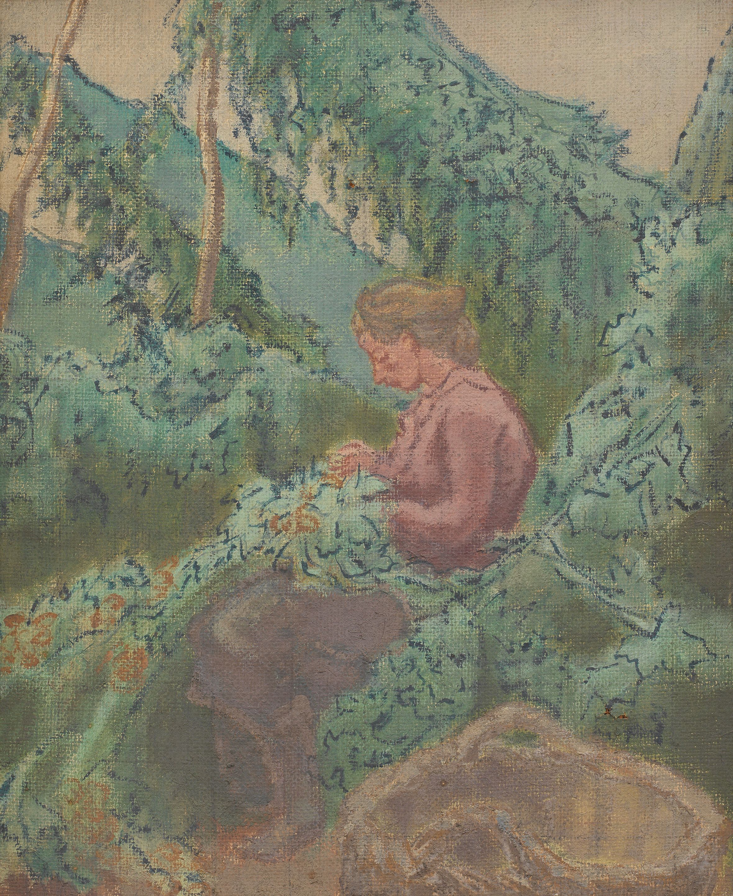 Bonhams : Thérèse Lessore (French/British, 1884-1945) Hop-picking in ...