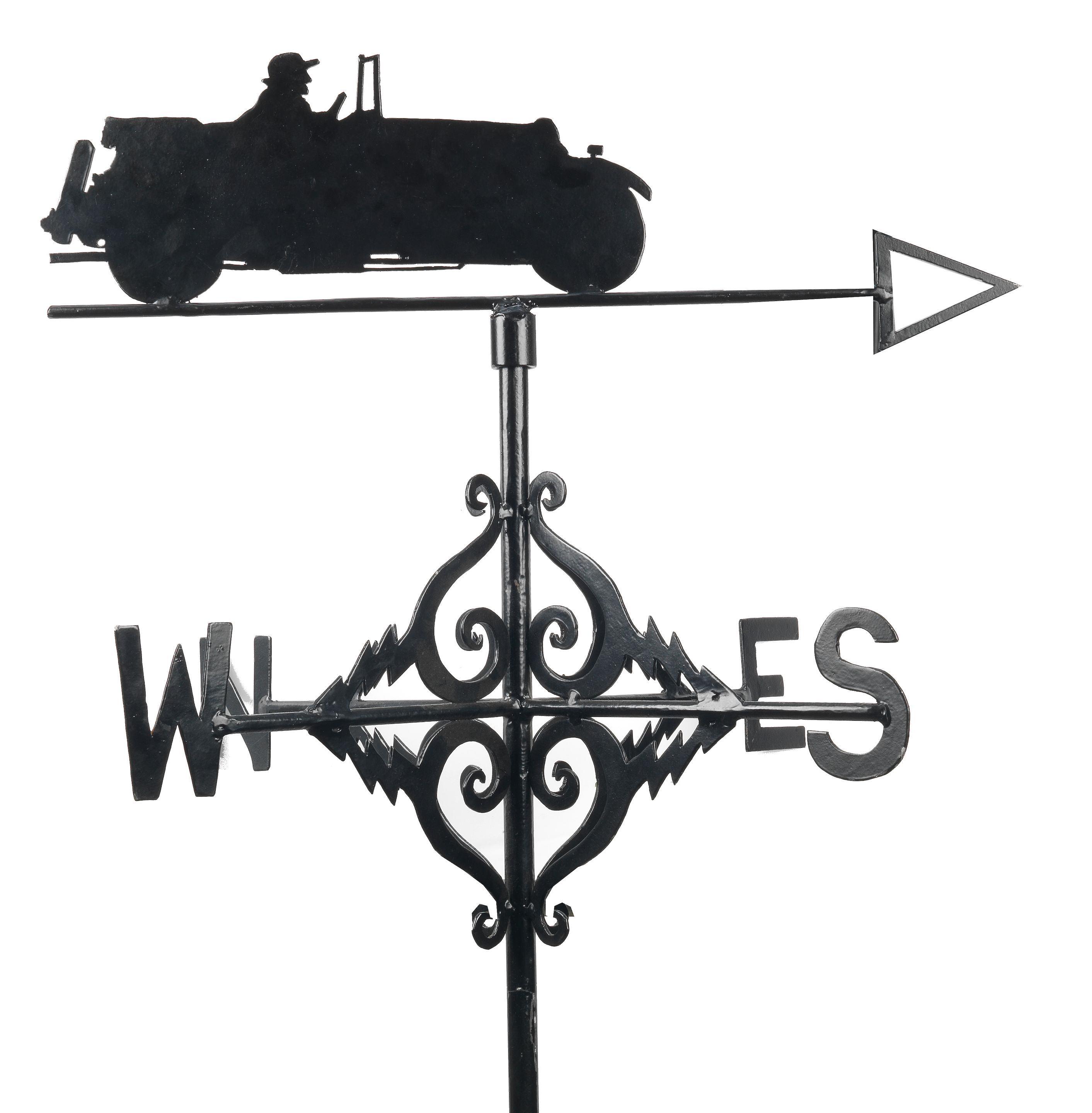 Bonhams Cars : A motoring themed weather vane,