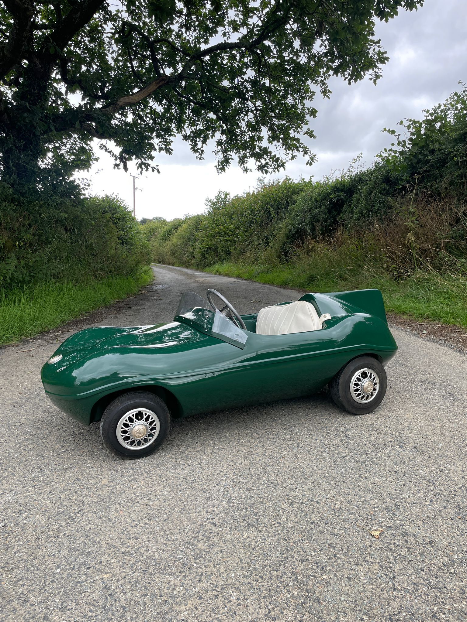 Bonhams Cars : A Watsonian Cheetah Cub Child's 'D-Type Jaguar' racing ...