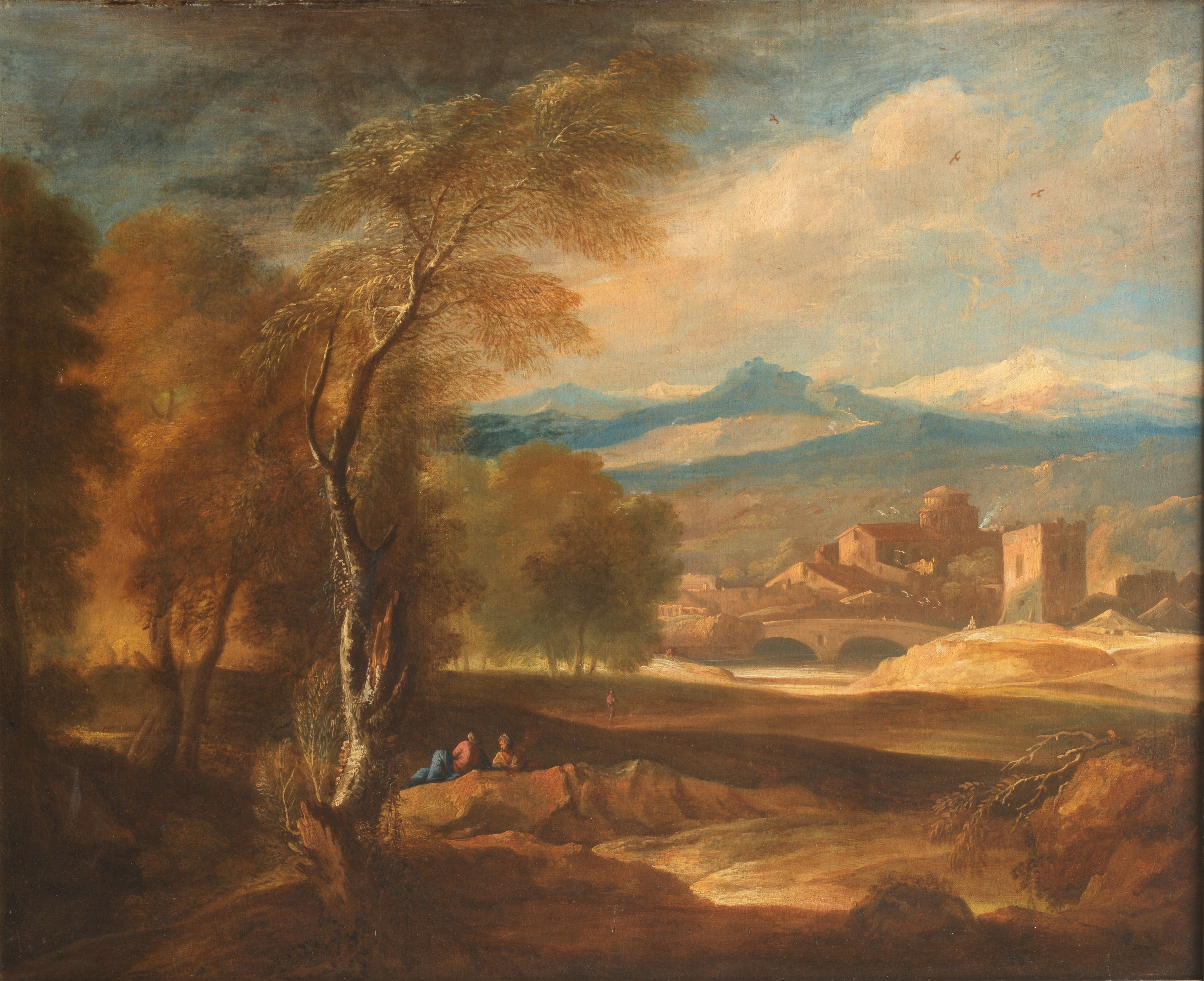 Bonhams : Circle of Marco Ricci (Belluno 1676-1729 Venice) Figures ...