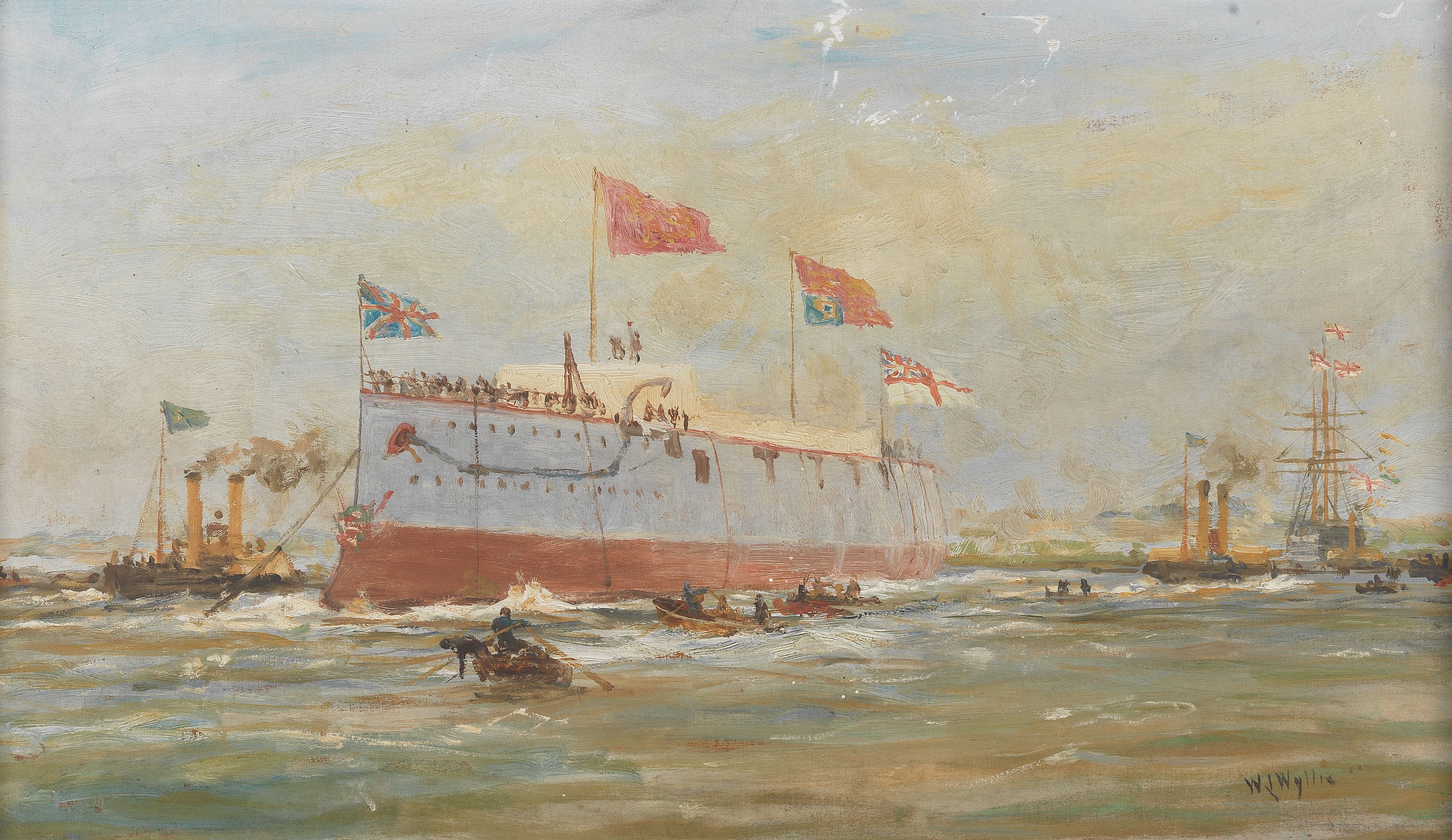 Bonhams : William Lionel Wyllie, RA (British, 1851-1931) Britannia ...