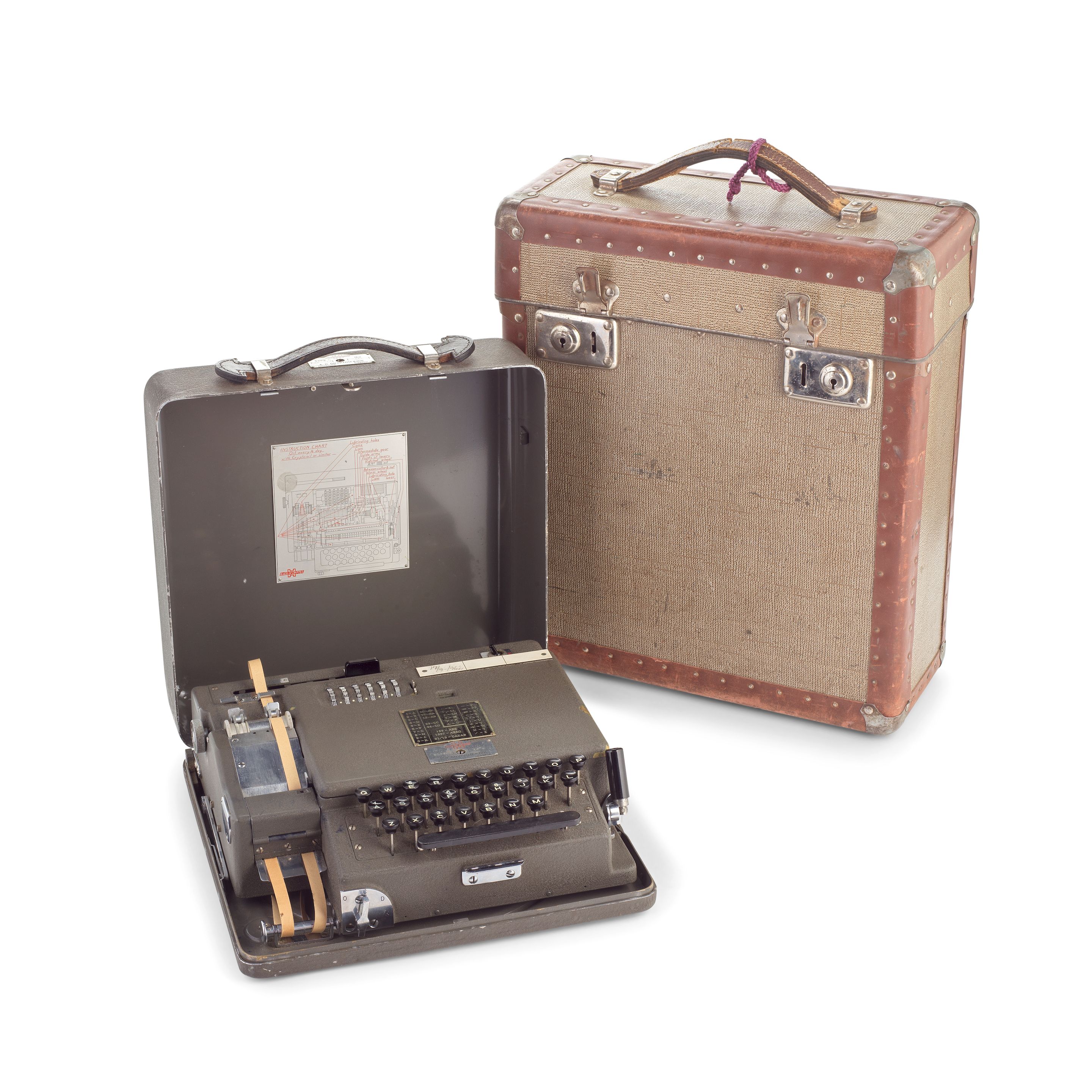 Bonhams : A Hagelin BC-543 Electro-Mechanical Cipher Machine, Swedish ...