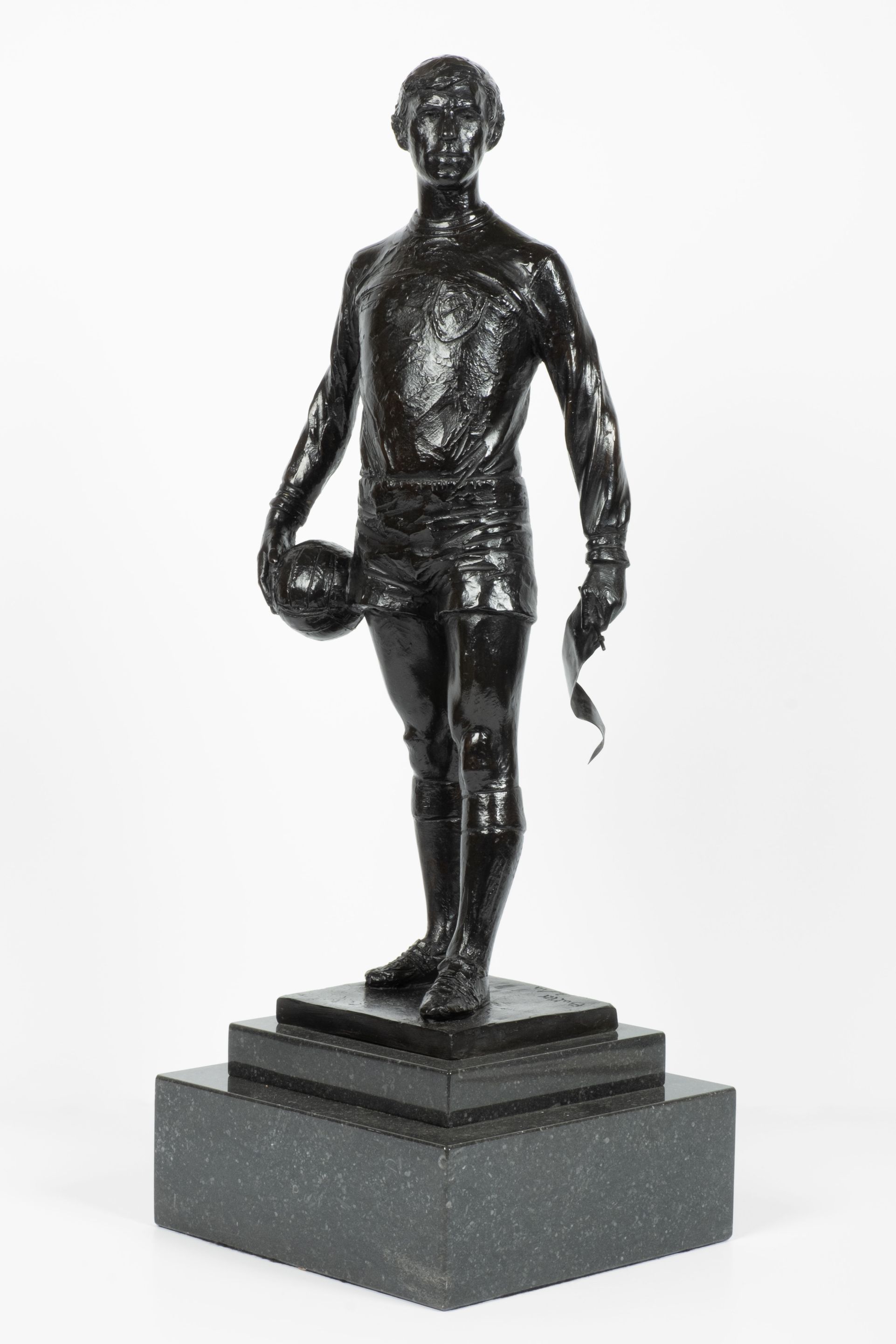 Bonhams : James Butler R.A. (British, 1931-2022) Sir Bobby Moore 56 cm ...