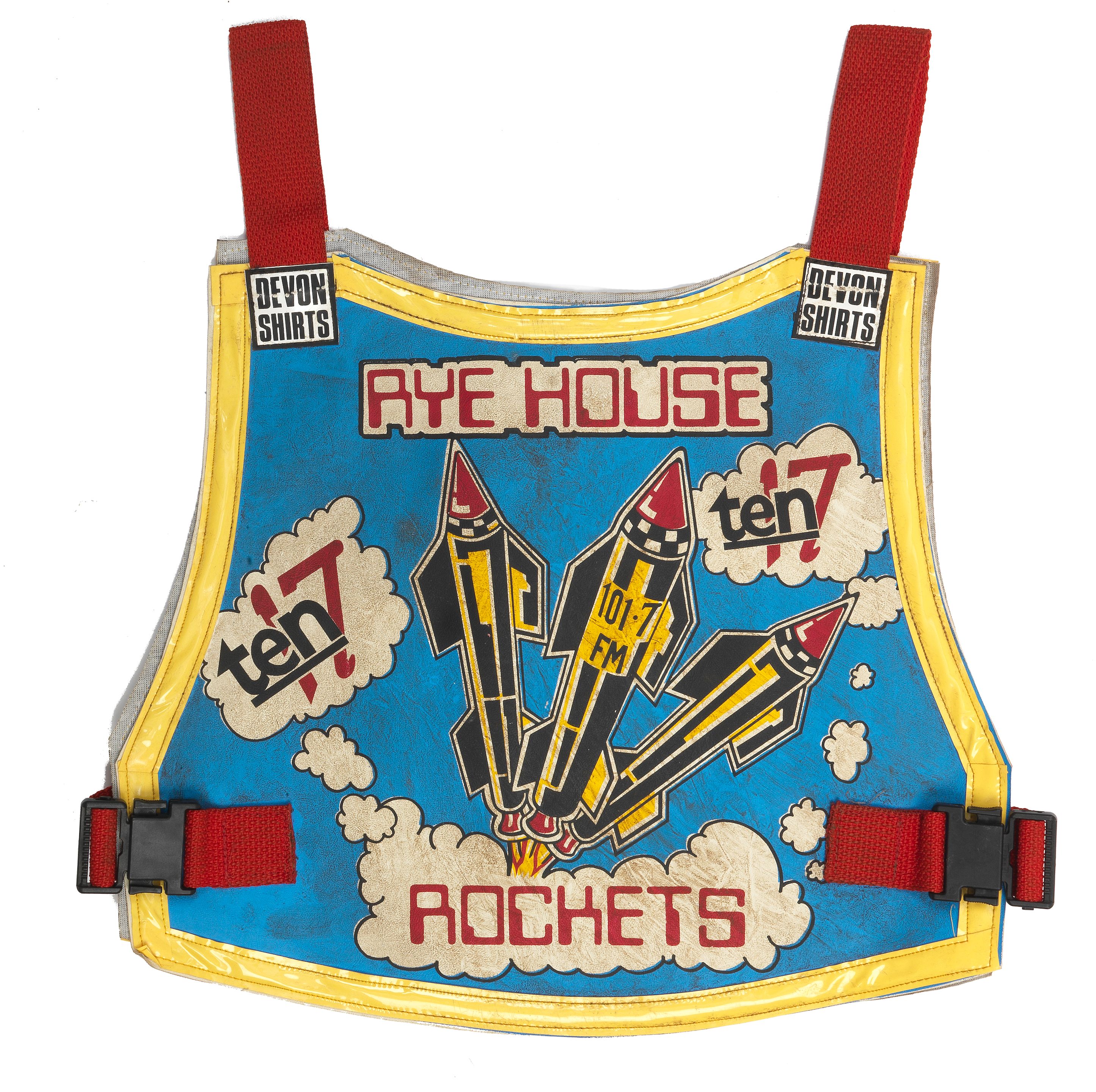 Bonhams Cars : A Rye House Rockets speedway race vest