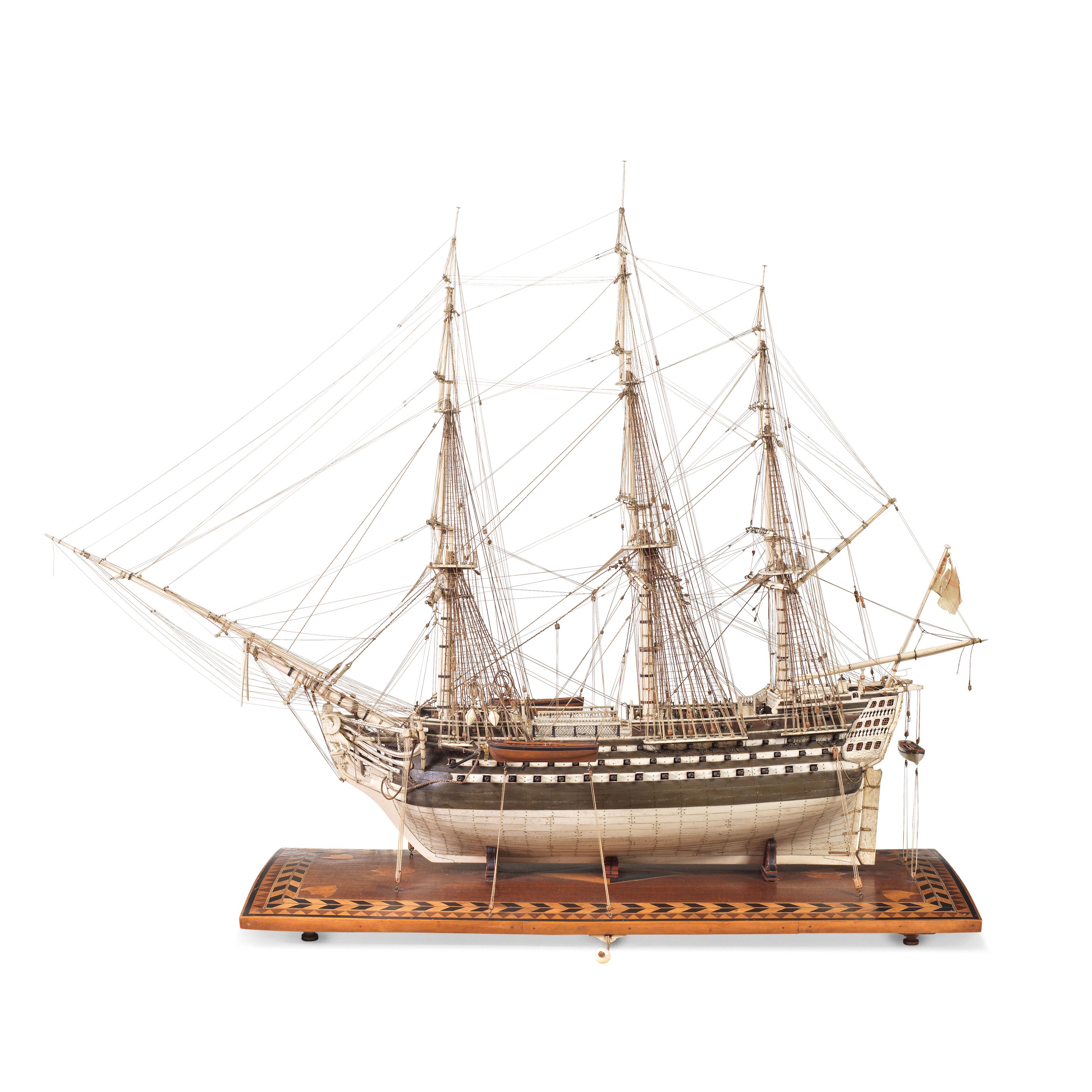 Bonhams : An Exceptionally Fine and Large Napoleonic Prisoner-of-War ...