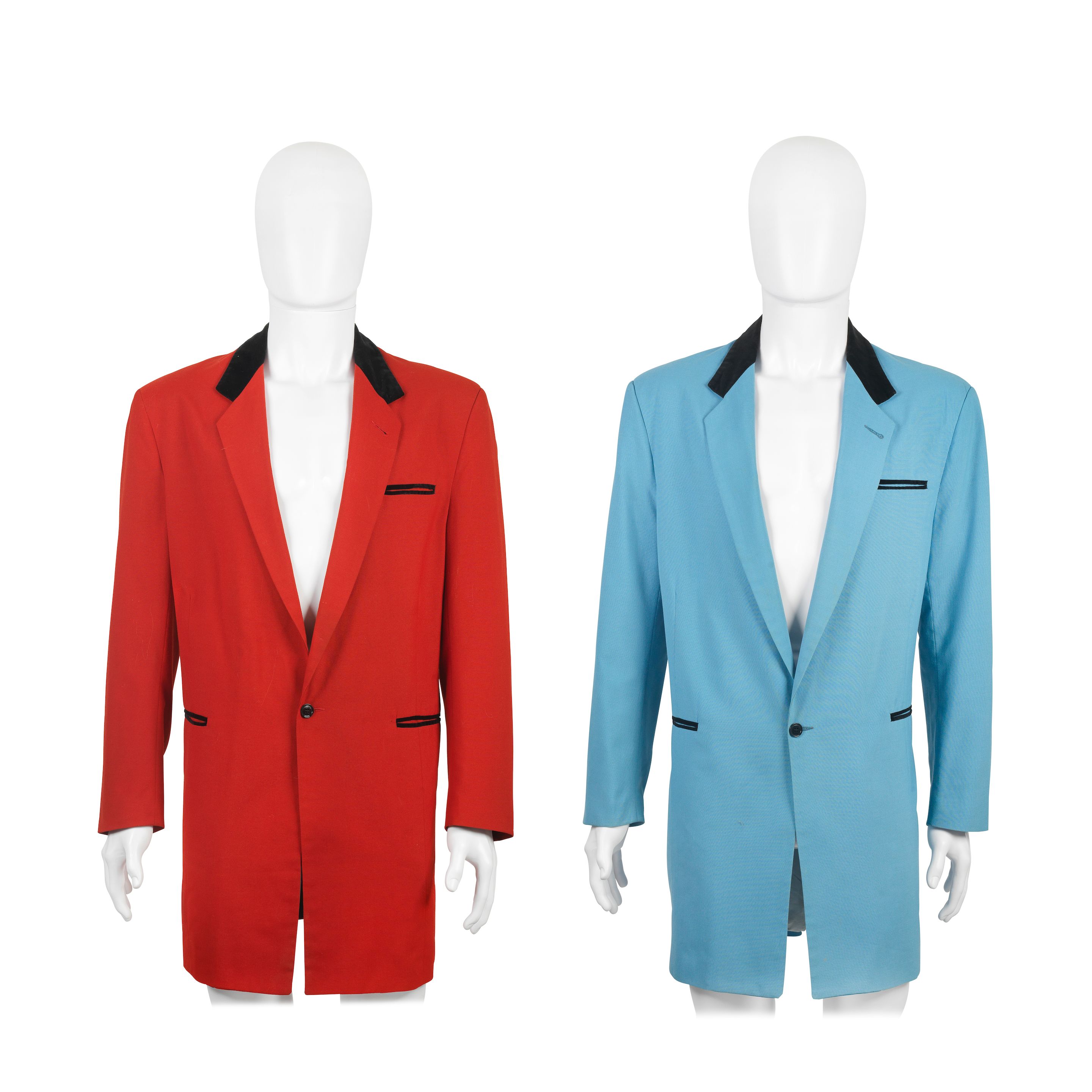 Bonhams : La Rocka Johnsons Two Teddy Boy Drape Jackets, 1980s